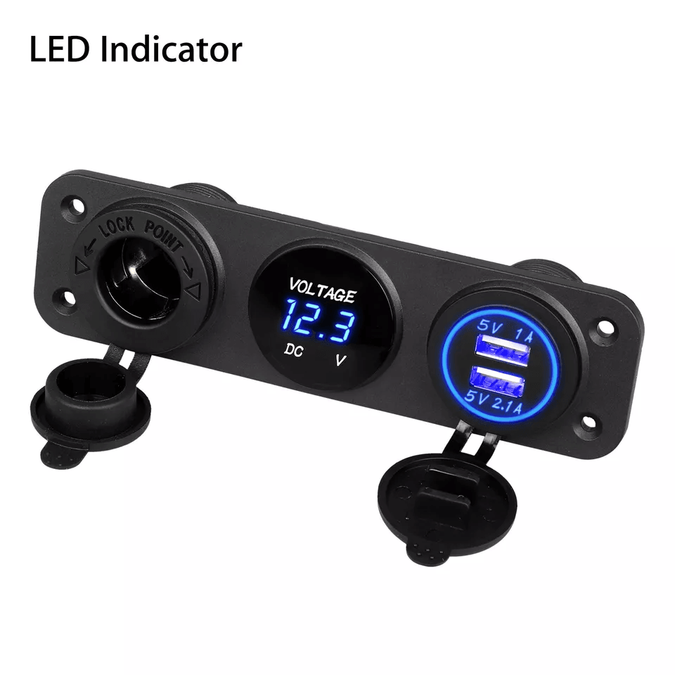 12V Car USB Charger Socket Splitter Adapter | Inspire Uplift