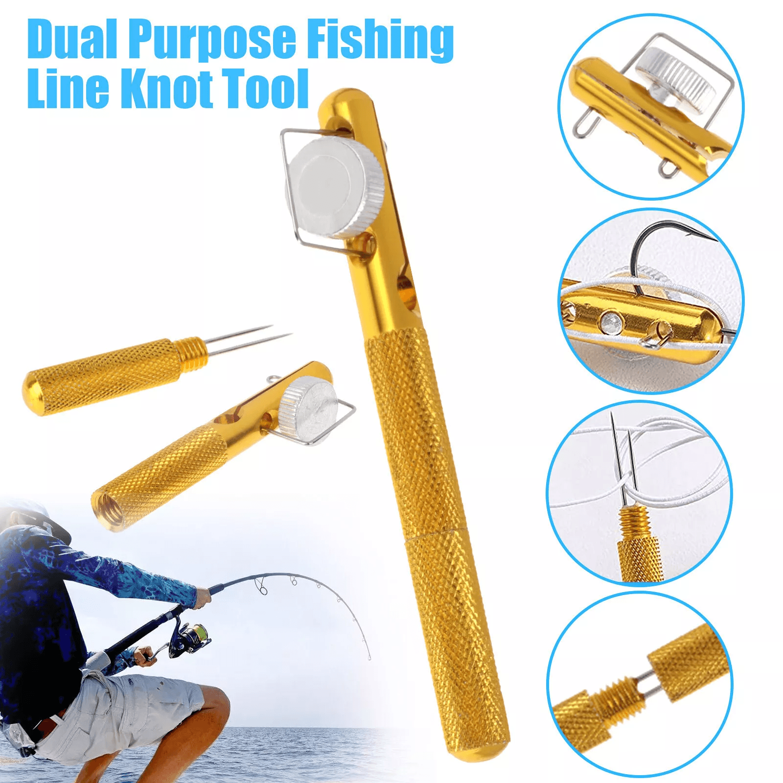Fishing Knot Quick Tying Tool for Hooks Line | Inspire Uplift