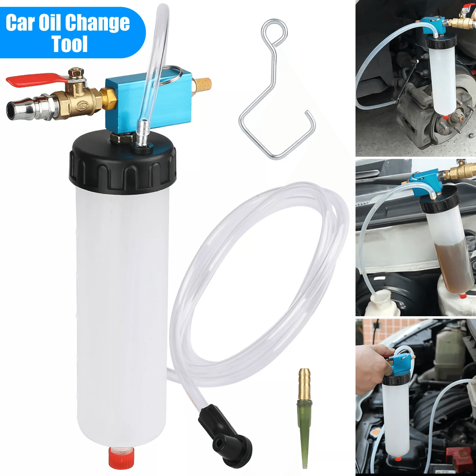 Vacuum Brake Bleeder Tool Kit for Car Fluid Change | Inspire Uplift