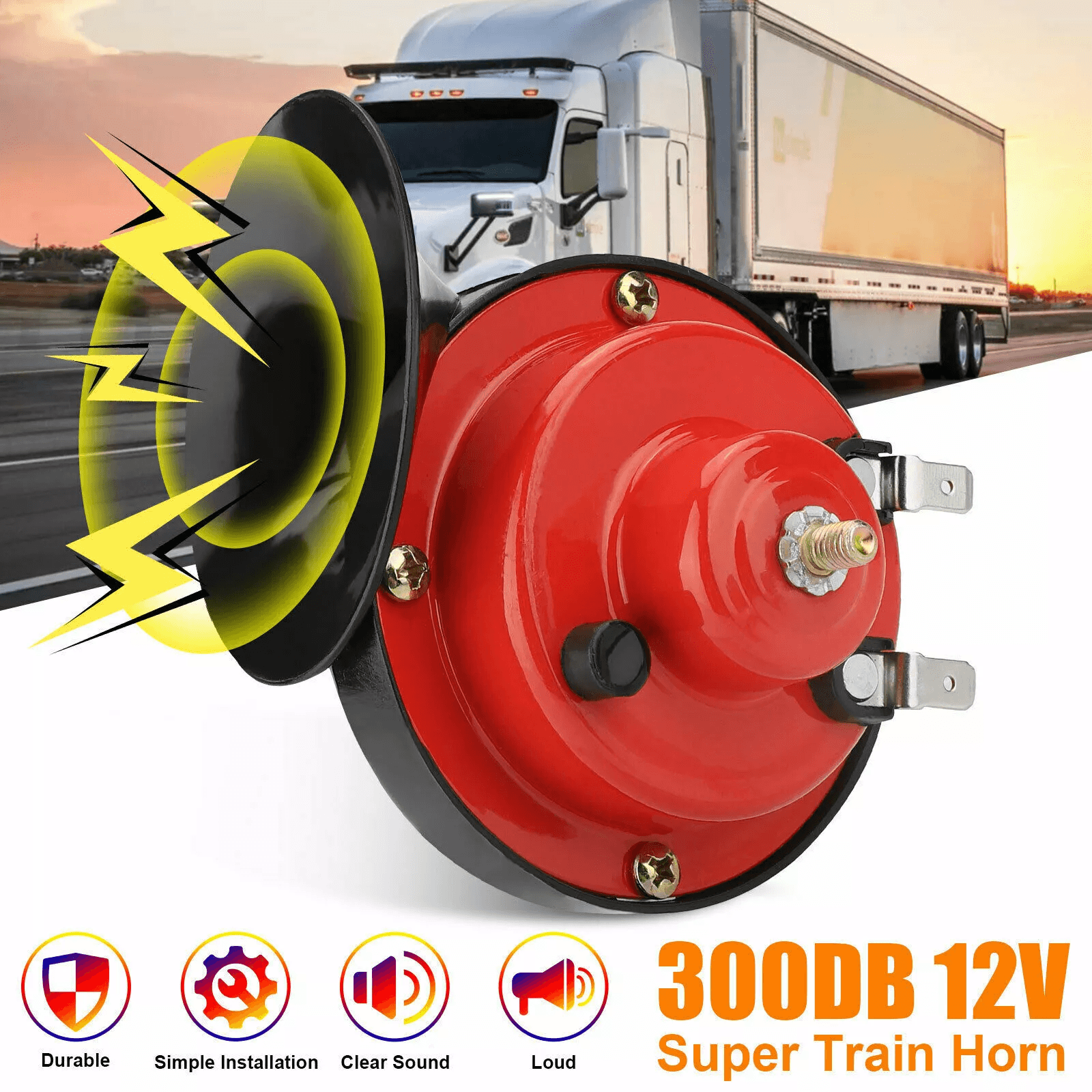300DB Super Train Horn for Trucks & Vehicles | Inspire Uplift
