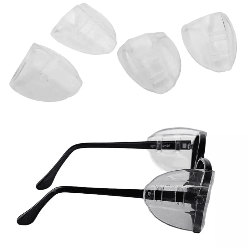 2 Pairs Side Shields for Eye Glasses - Slip-On Safety | Inspire Uplift