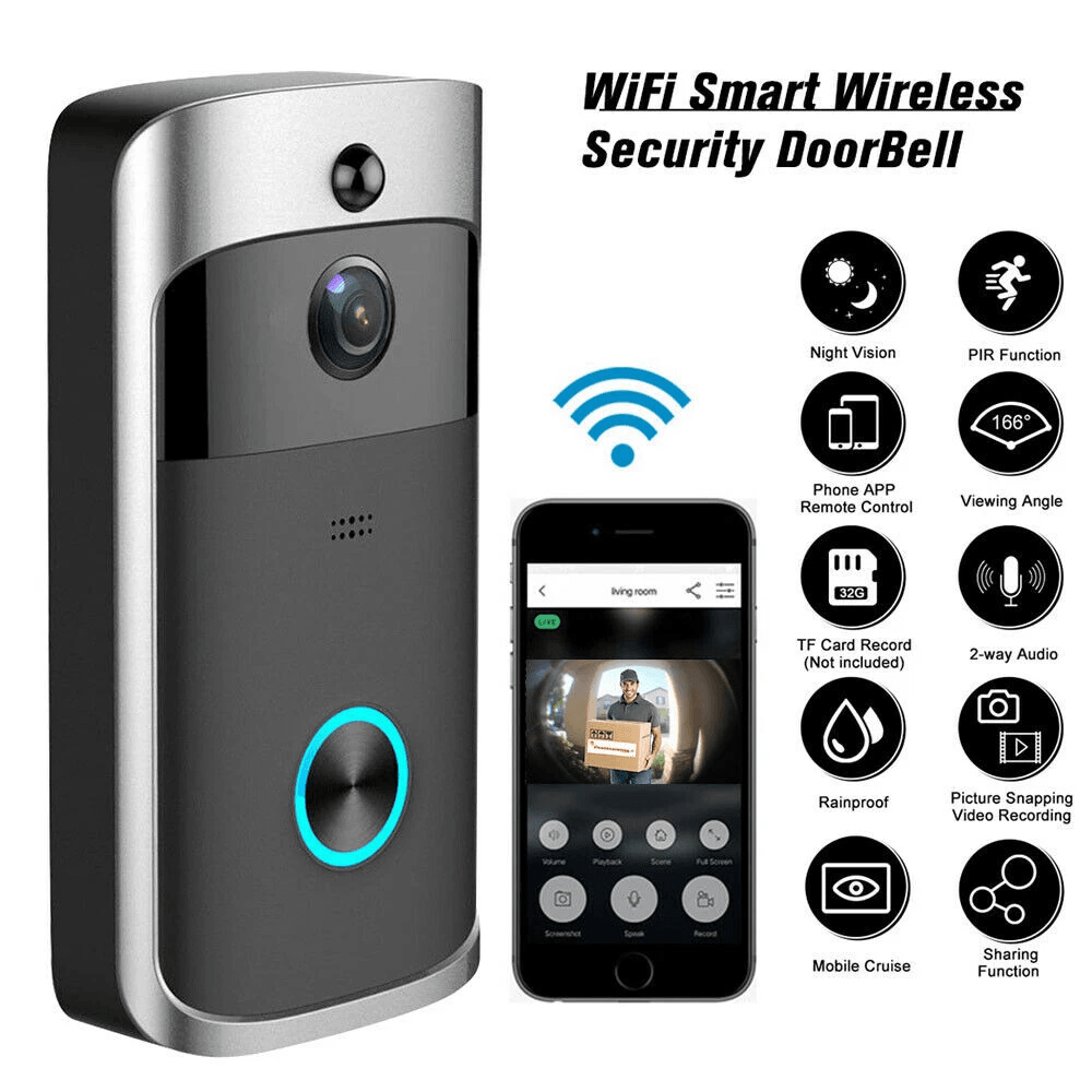 Smart WiFi Video Doorbell with Camera & Intercom | Inspire Uplift