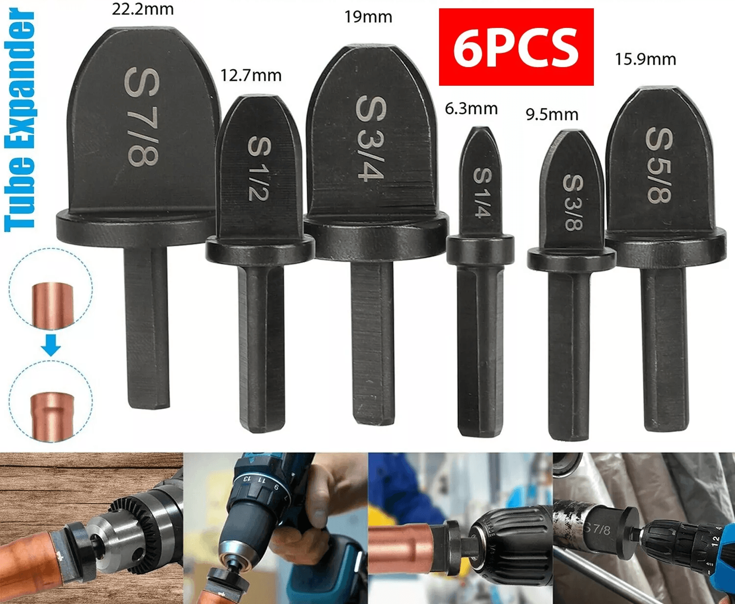 HVAC Swaging Tool Set for Copper Pipe | Inspire Uplift