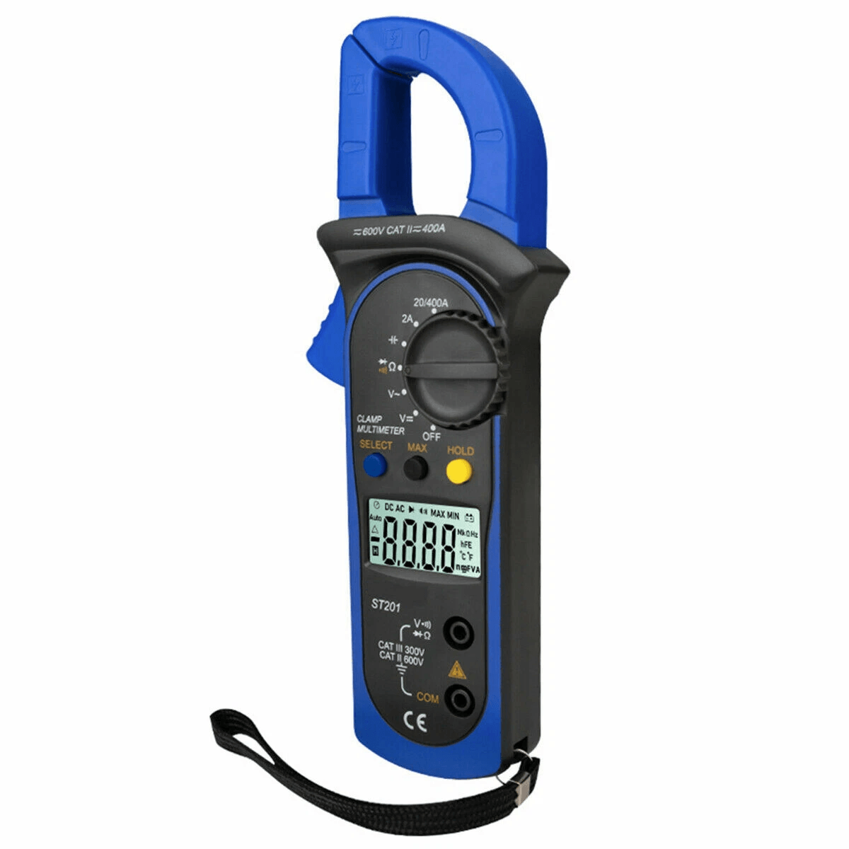 Digital Clamp Meter AC DC Volt Ohm Amp Tester | Inspire Uplift