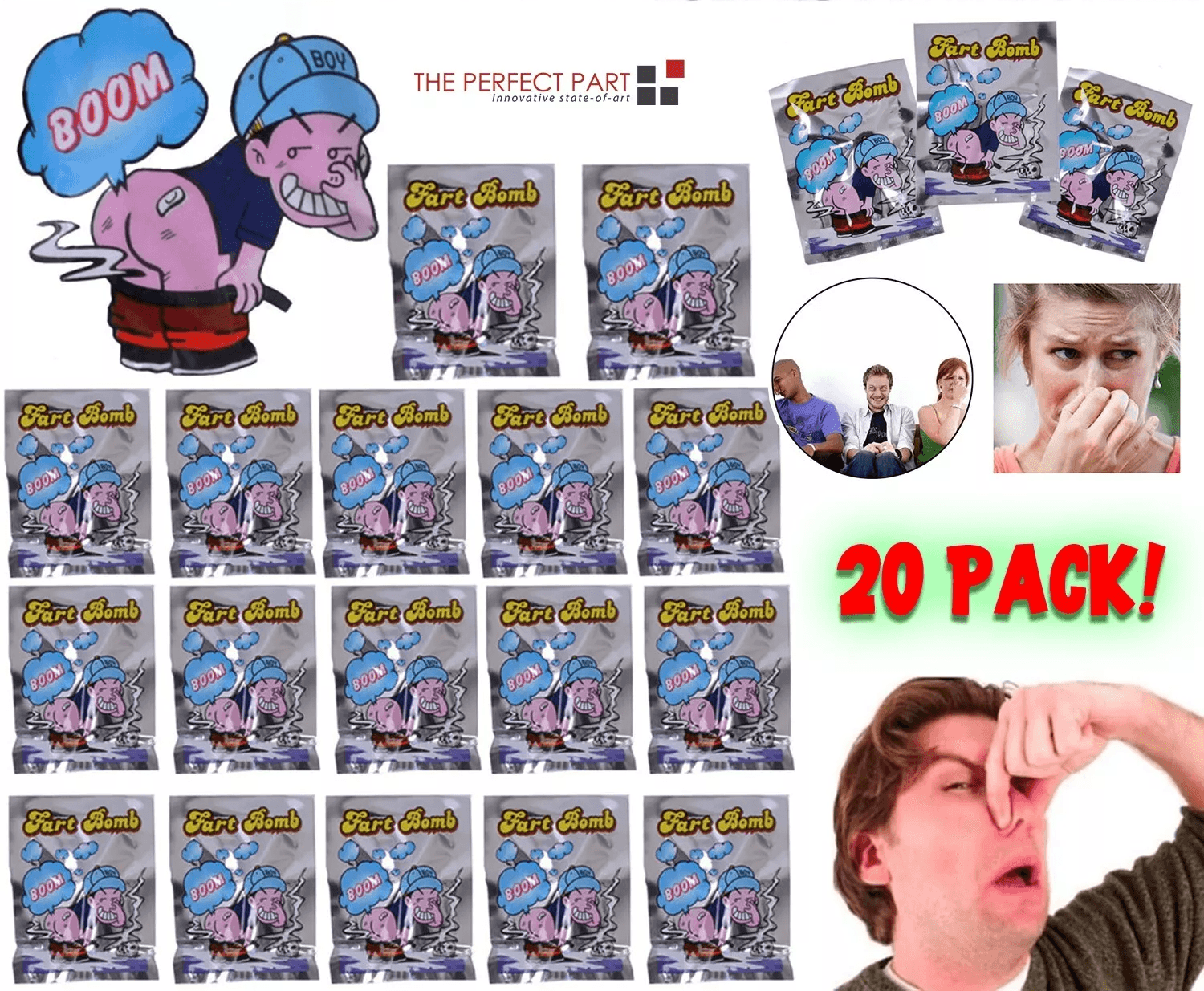 Fart Stink Bombs – Funny Prank Gag Bags | Inspire Uplift