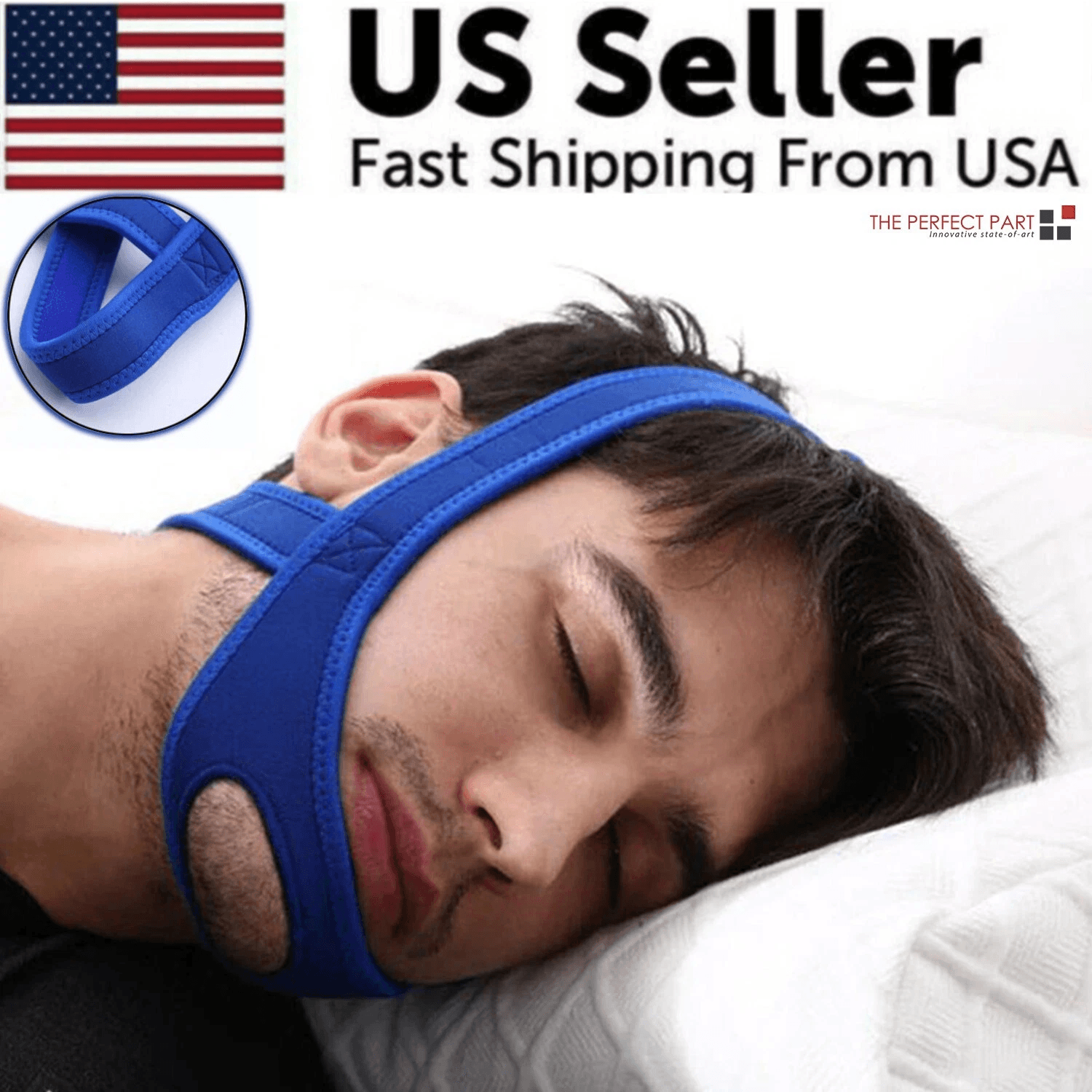 Snore Stop Anti Snoring Chin Strap – Sleep Aid | Inspire Uplift