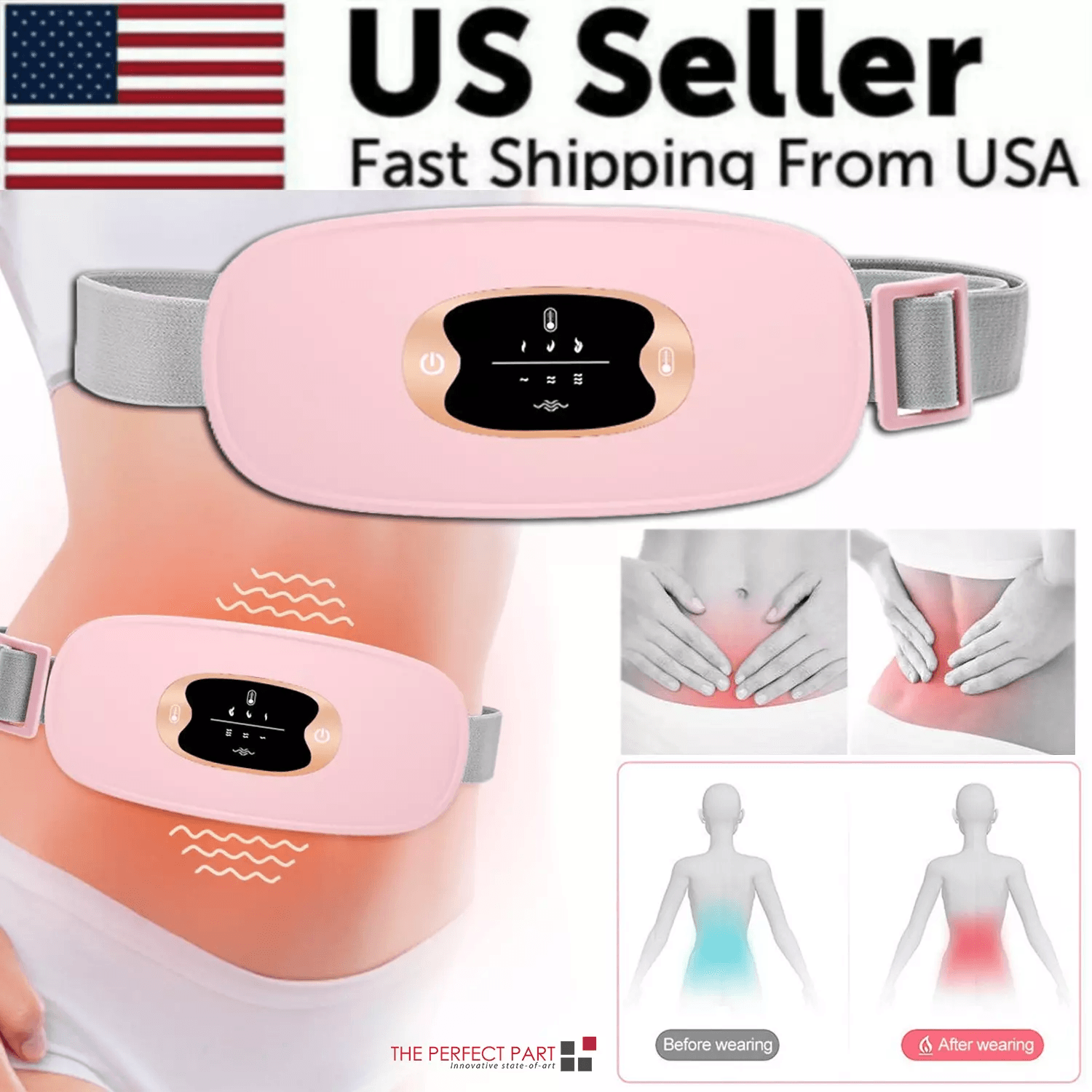 Menstrual Heating Pad Belt for Cramps Relief | Inspire Uplift