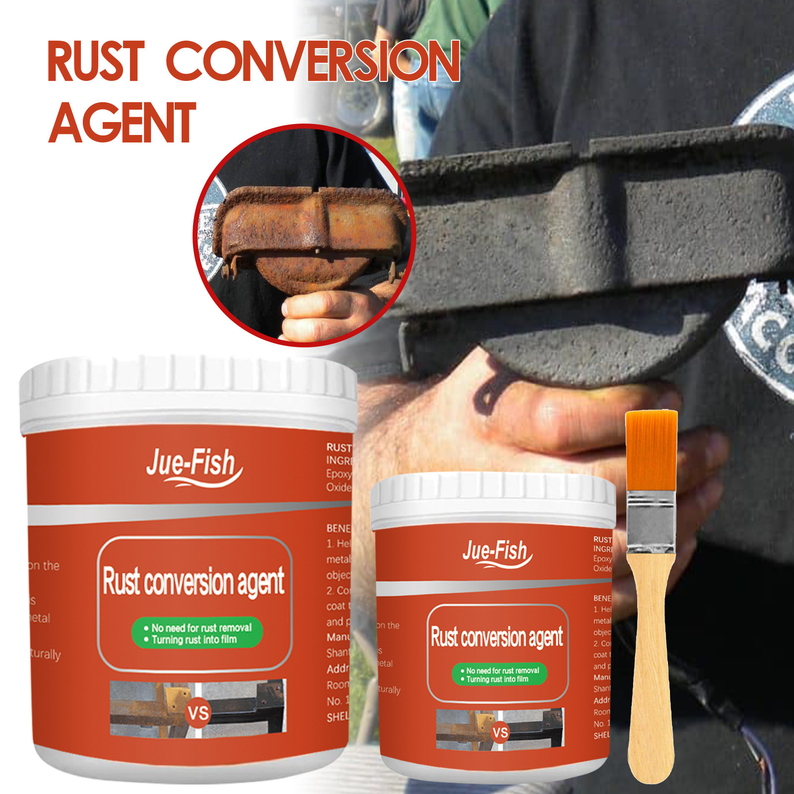 Metal Rust Remover & Converter Paint Industrial Strength | Inspire Uplift