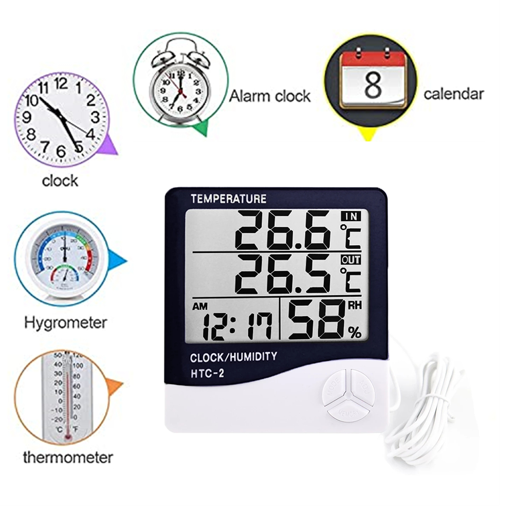 "Digital Thermometer Hygrometer – Indoor/Outdoor Weather Sta | Inspire ...