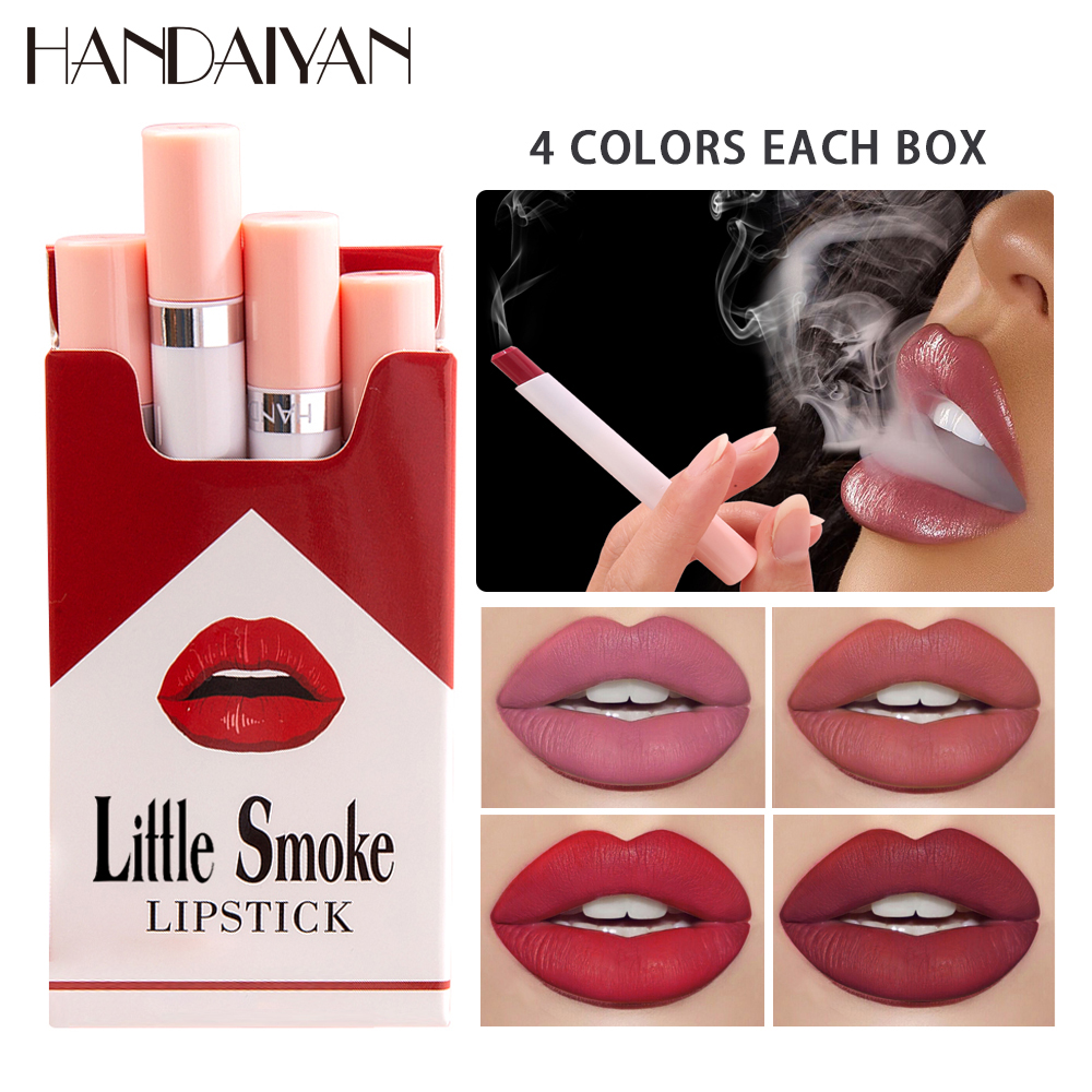 4-Piece Matte Lipstick Set – Velvet Cigarette Style | Inspire Uplift