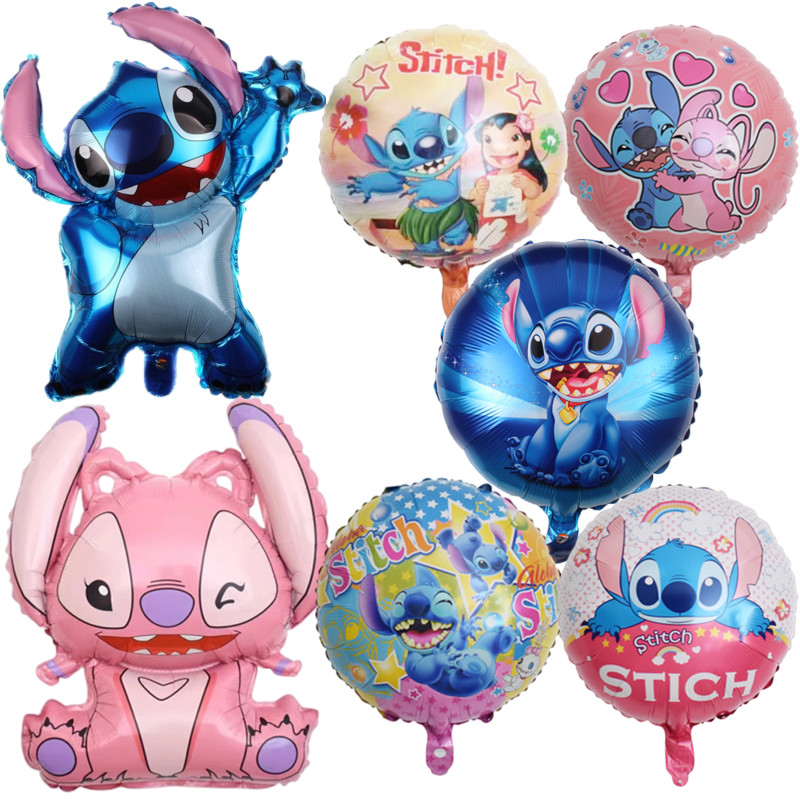 Disney Stitch Angel Aluminum Balloon – Kids Birthday Decor | Inspire Uplift