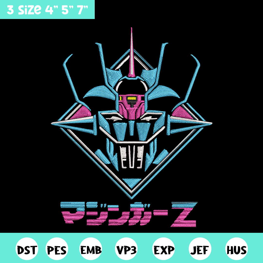 Gundam logo Embroidery Design, Gundam Embroidery, Embroidery | Inspire ...