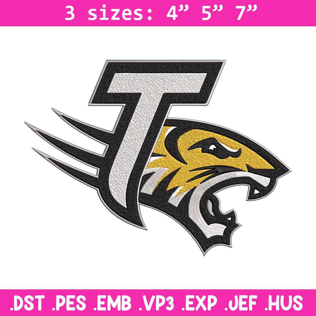 Towson Tigers logo embroidery design,NCAA embroidery,Sport e | Inspire ...