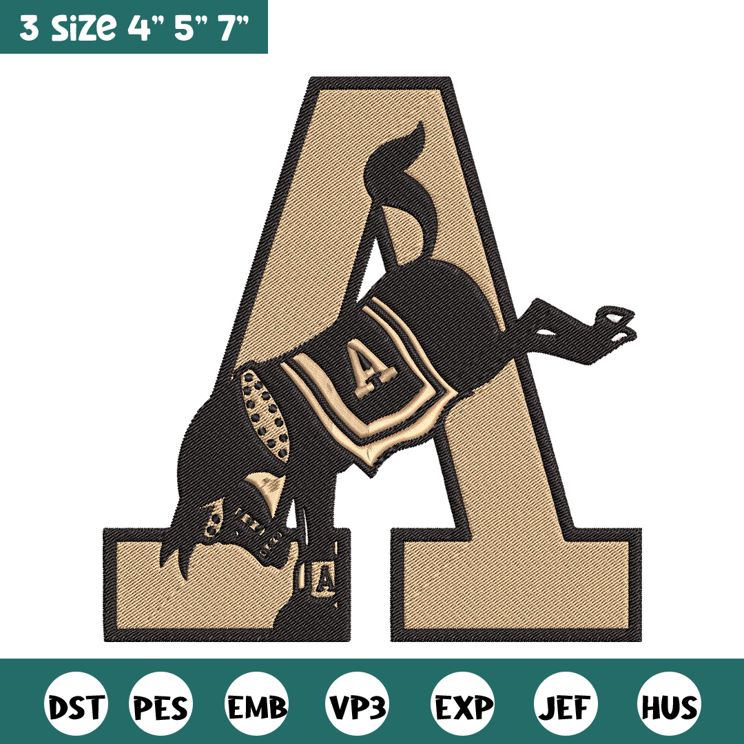 Army Black Knights logo embroidery design, NCAA embroidery, | Inspire ...