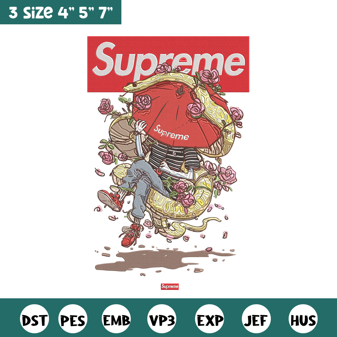 Supreme poster Embroidery Design, Supreme Embroidery, Embroi | Inspire ...