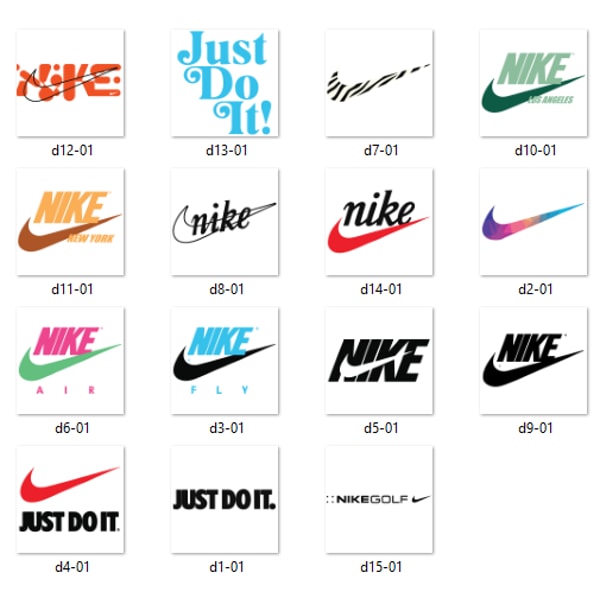 Nike Logos SVG Bundle, Nike Logo, Nike Symbol, Nike Just Do | Inspire ...