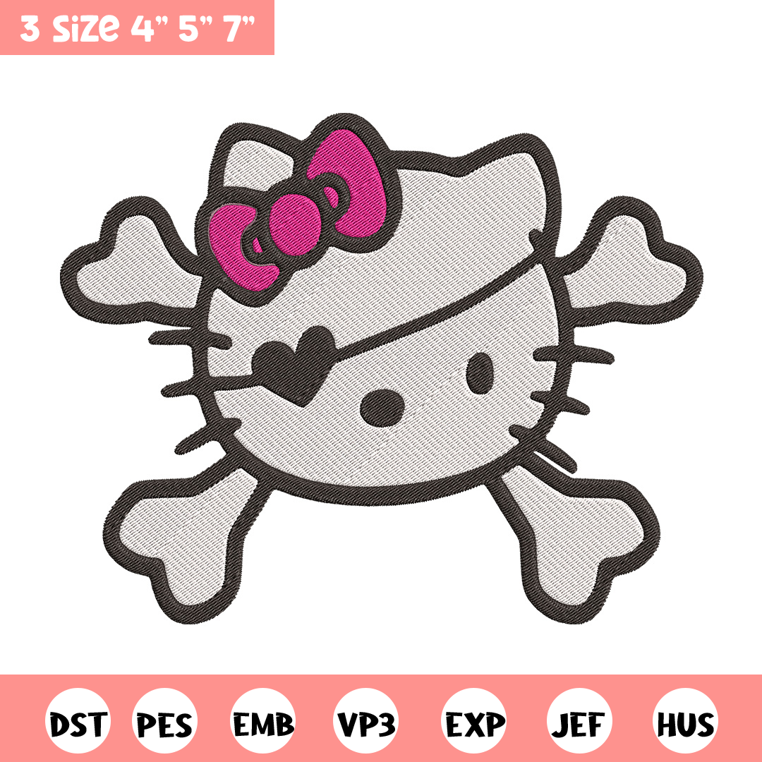 Hello kitty logo Embroidery Design, Hello kitty Embroidery, - Inspire ...