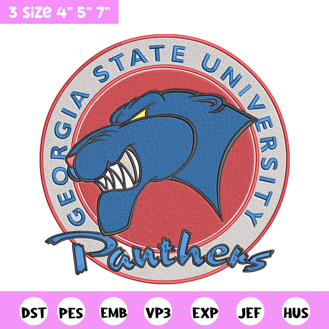 Georgia State logo embroidery design, Sport embroidery, logo - Inspire ...