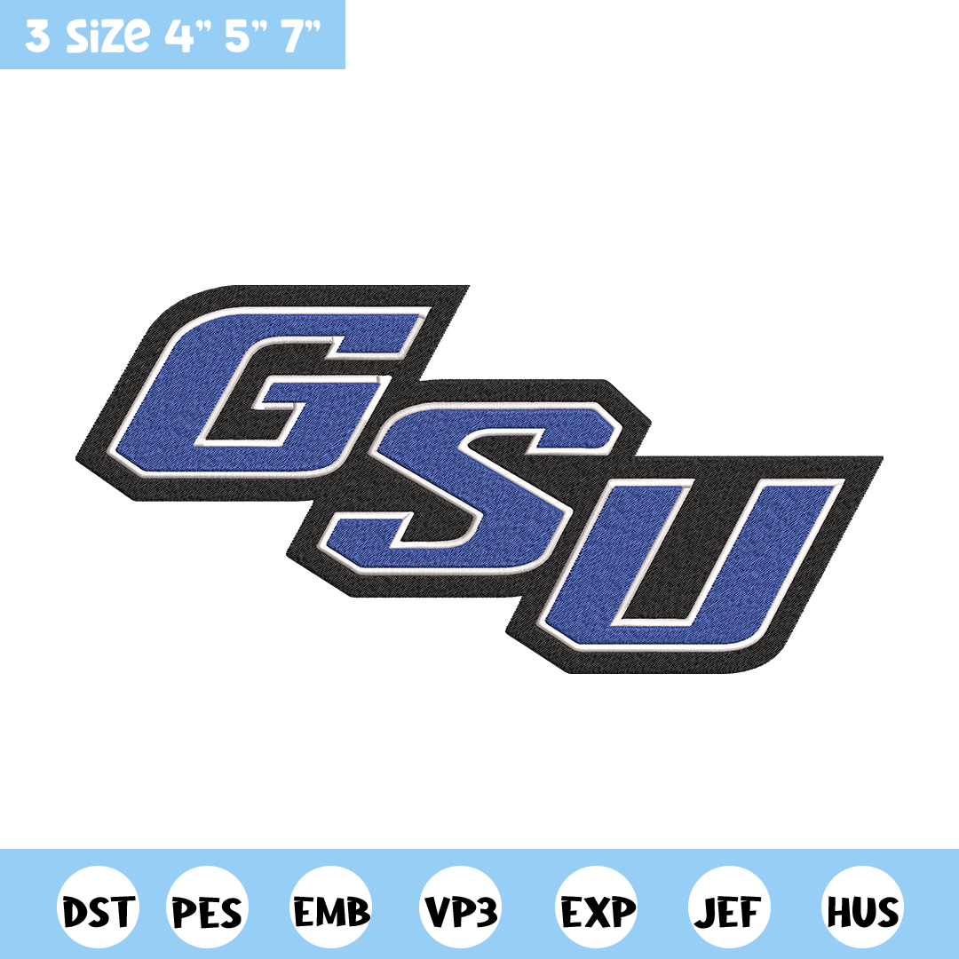 Georgia State logo embroidery design,NCAA embroidery, Embroi | Inspire ...
