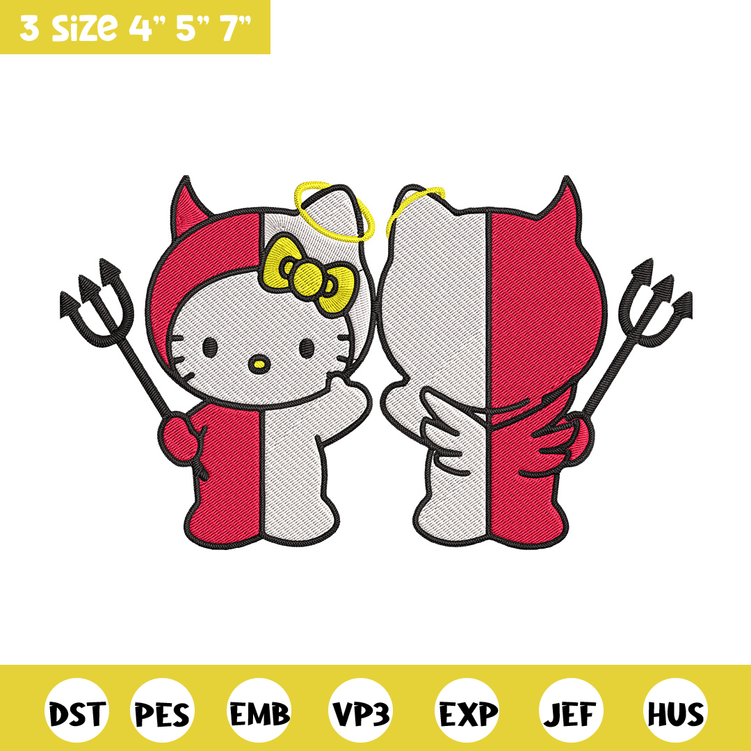Hello kitty demon Embroidery Design,Hello kitty Embroidery,E | Inspire ...