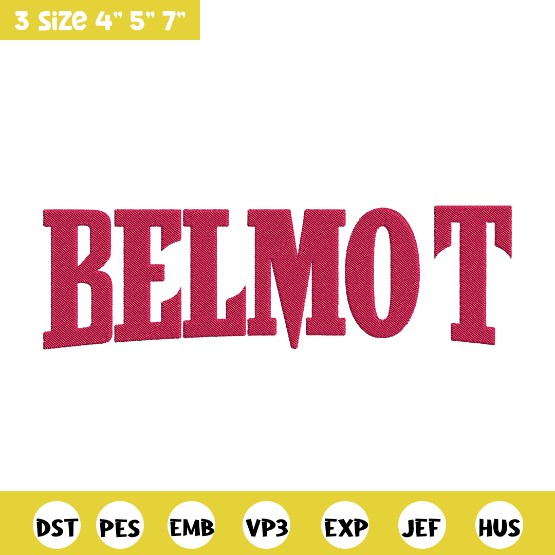Belmont Bruins logo embroidery design, NCAA embroidery,Sport | Inspire ...