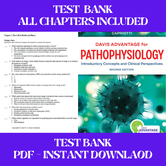 Davis Advantage for Pathophysiology Introductory Concepts an | Inspire ...