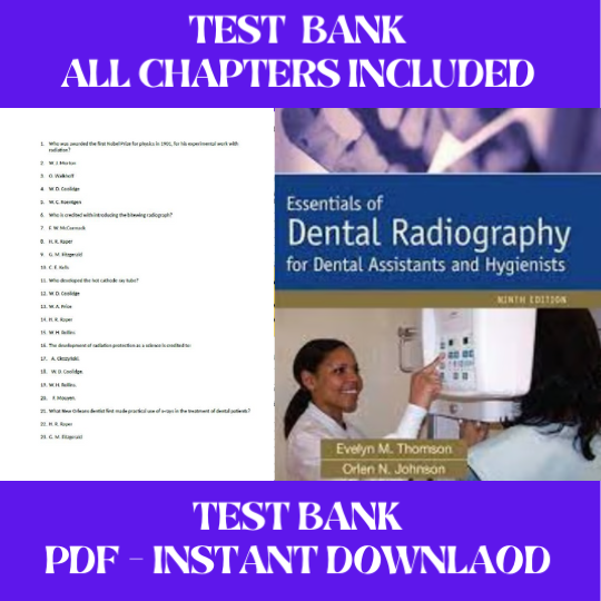 Test Bank For Essentials of Dental Radiography 9th Edition E | Inspire ...