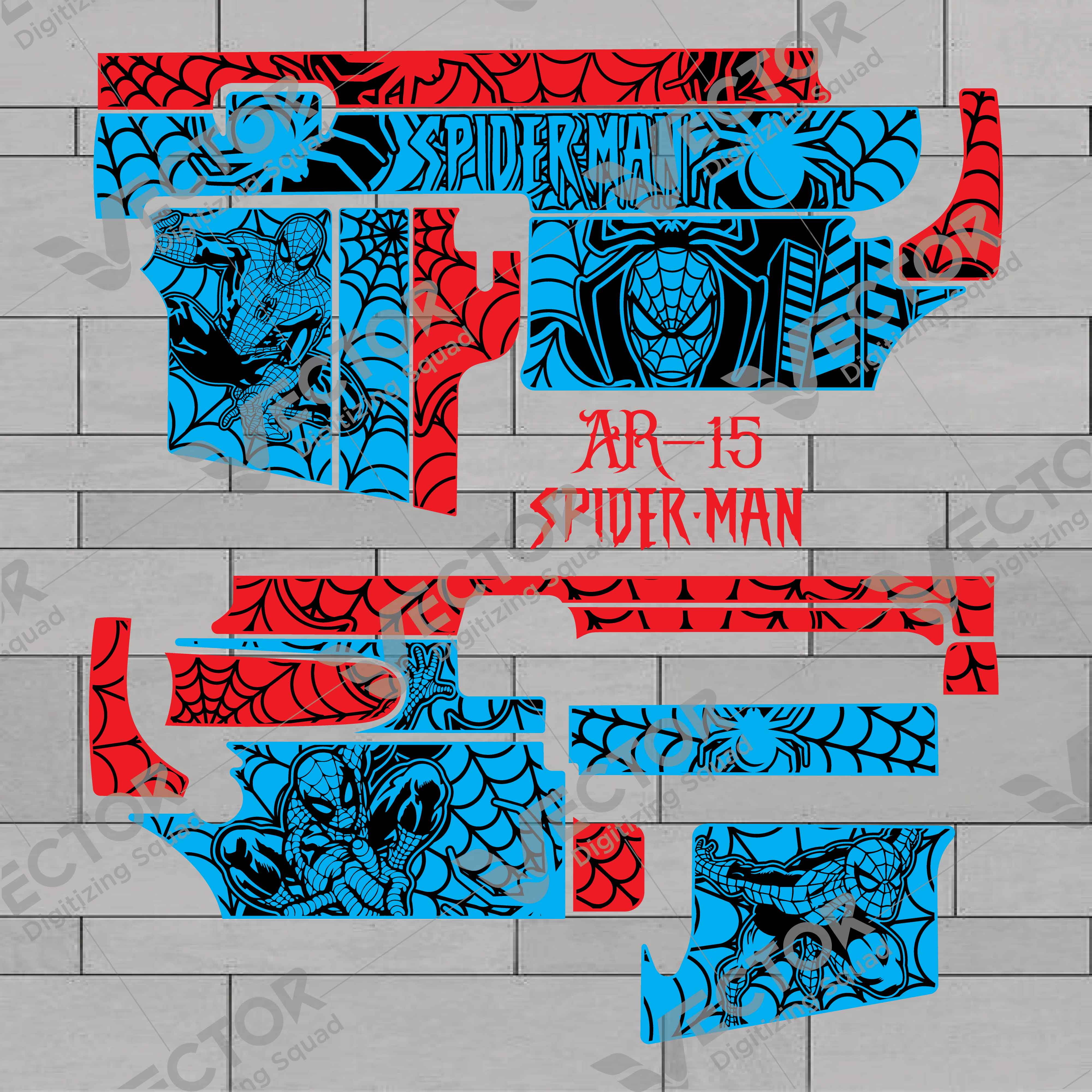 VECTOR DESIGN, AR-15 "SPIDER-MAN" - Inspire Uplift