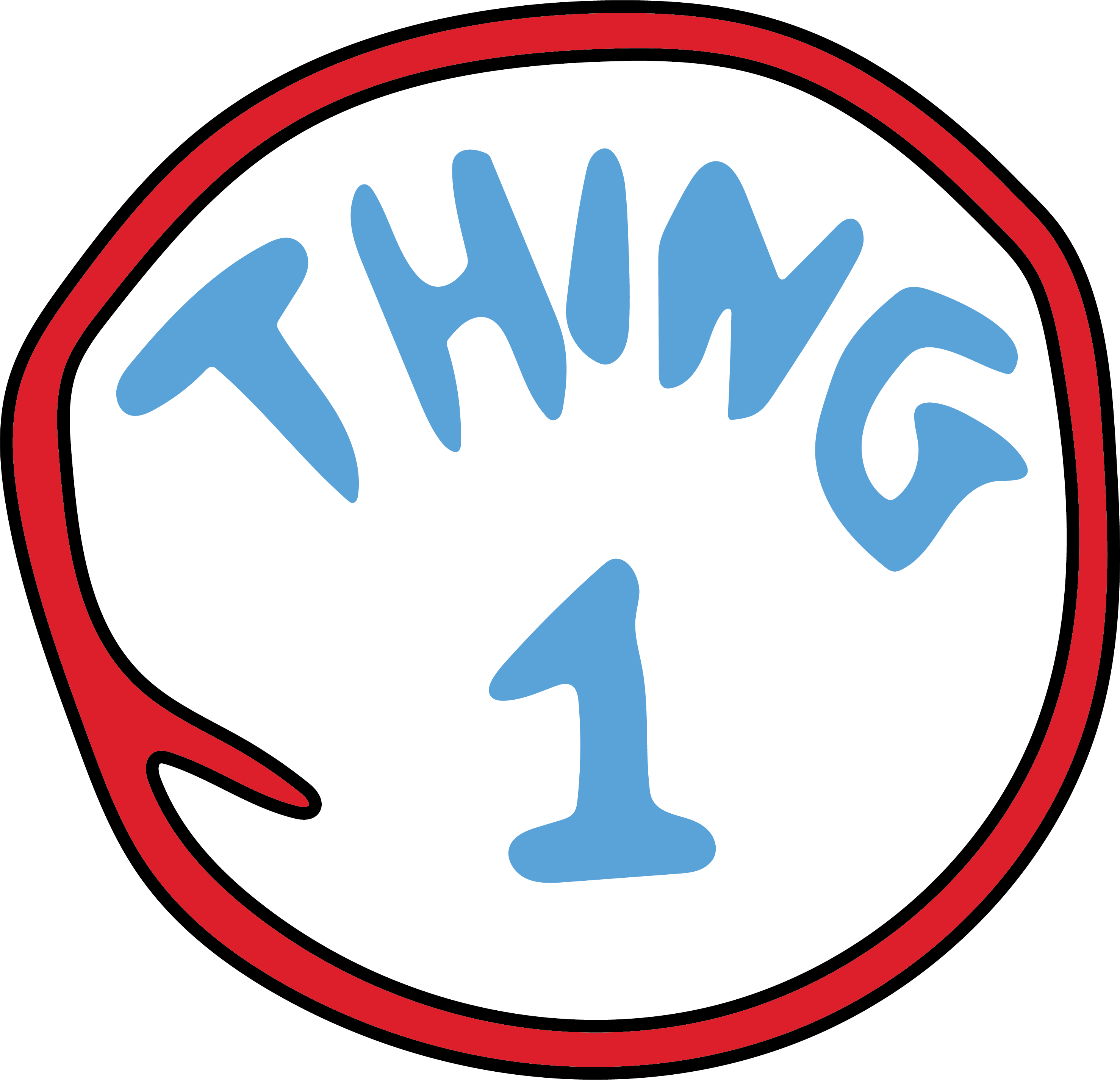Thing 1 Svg, Dr. Seuss Svg, Dr. Seuss Clipart, Dr. Seuss Tea - Inspire ...