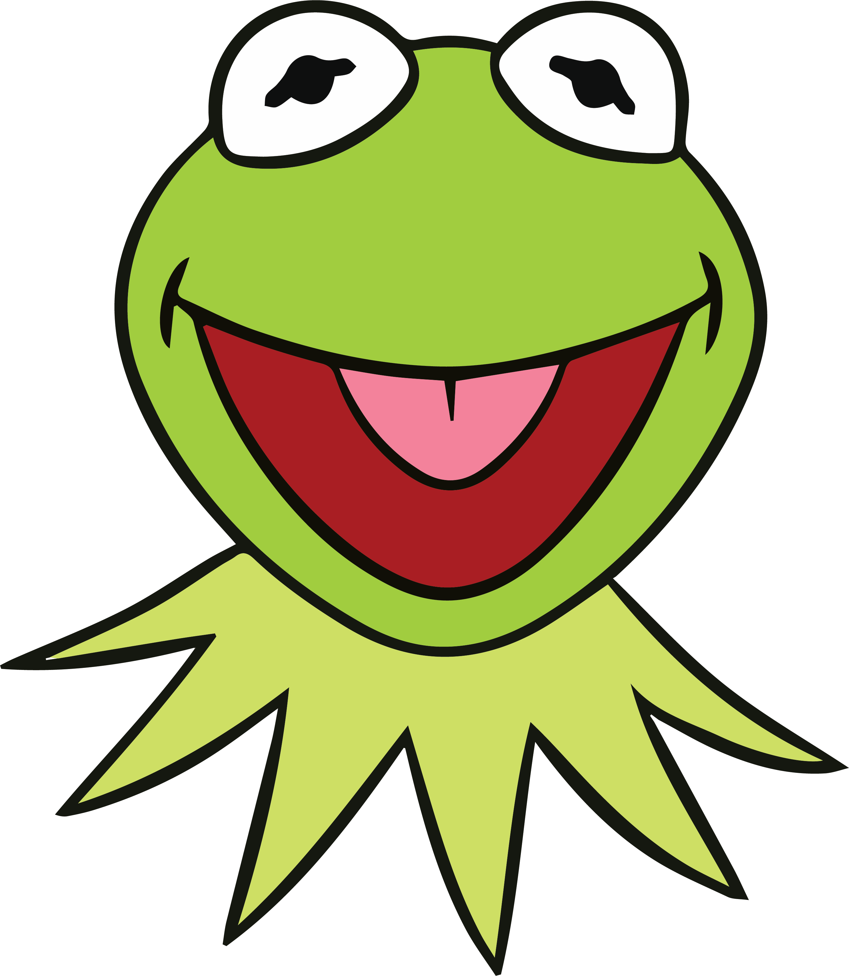 Kermit Head Svg, Sesame Street Svg, Cartoon Svg, Children TV | Inspire ...