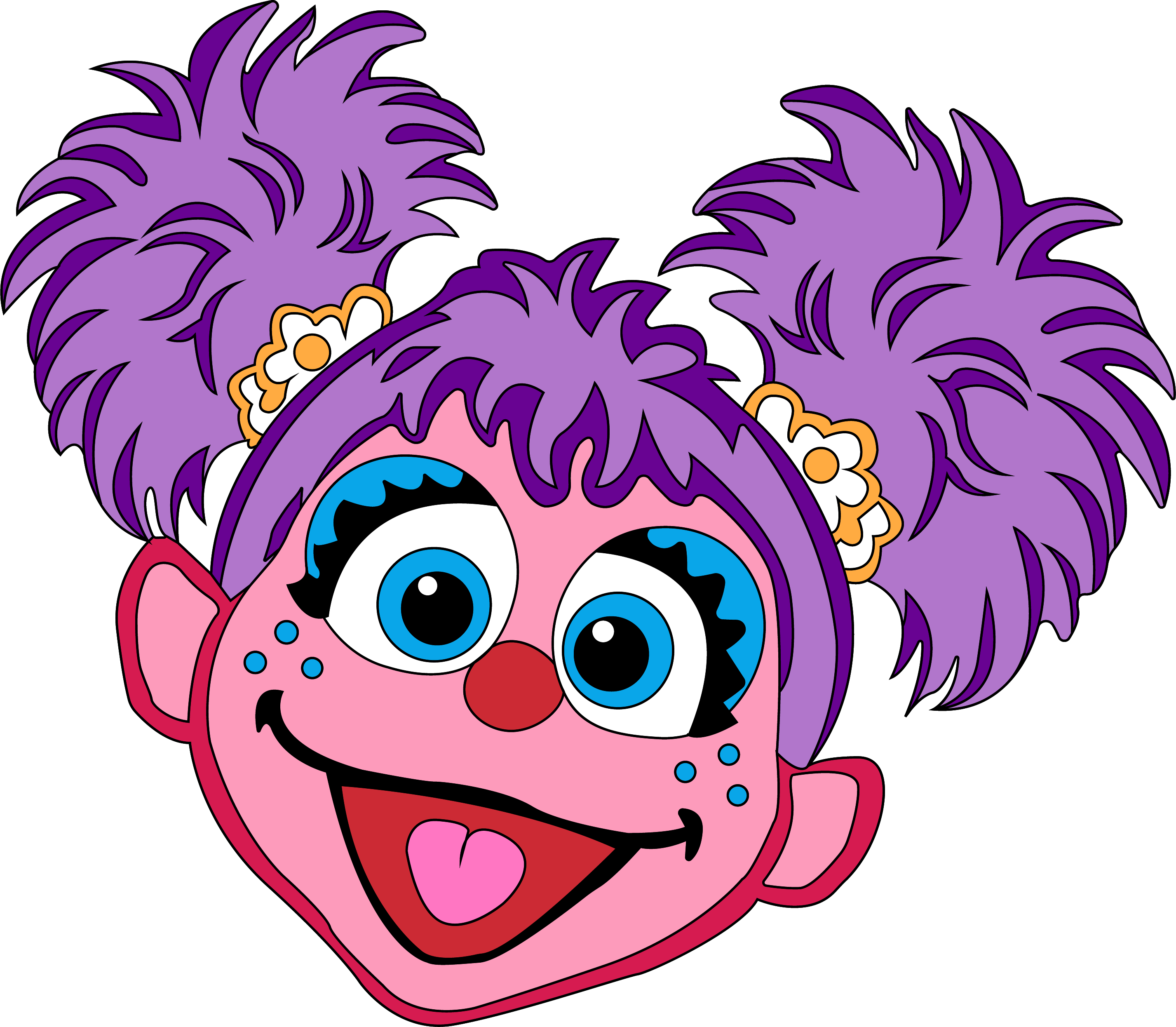 Abby Cadabby Head Svg, Sesame Street Svg, Cartoon Svg, Child | Inspire ...