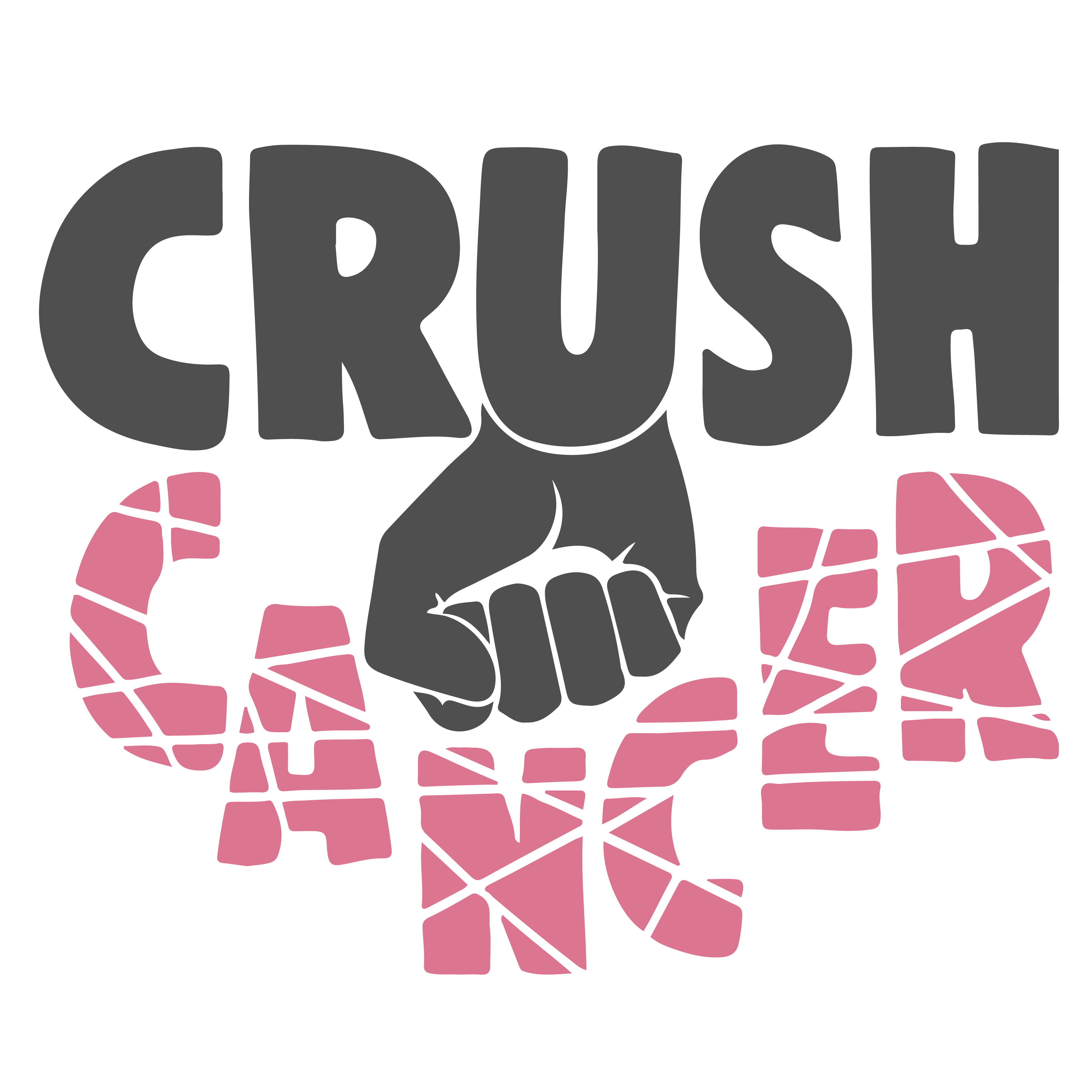 Crush Cancer Svg, Breast Cancer Svg, Breast Cancer Awareness | Inspire ...