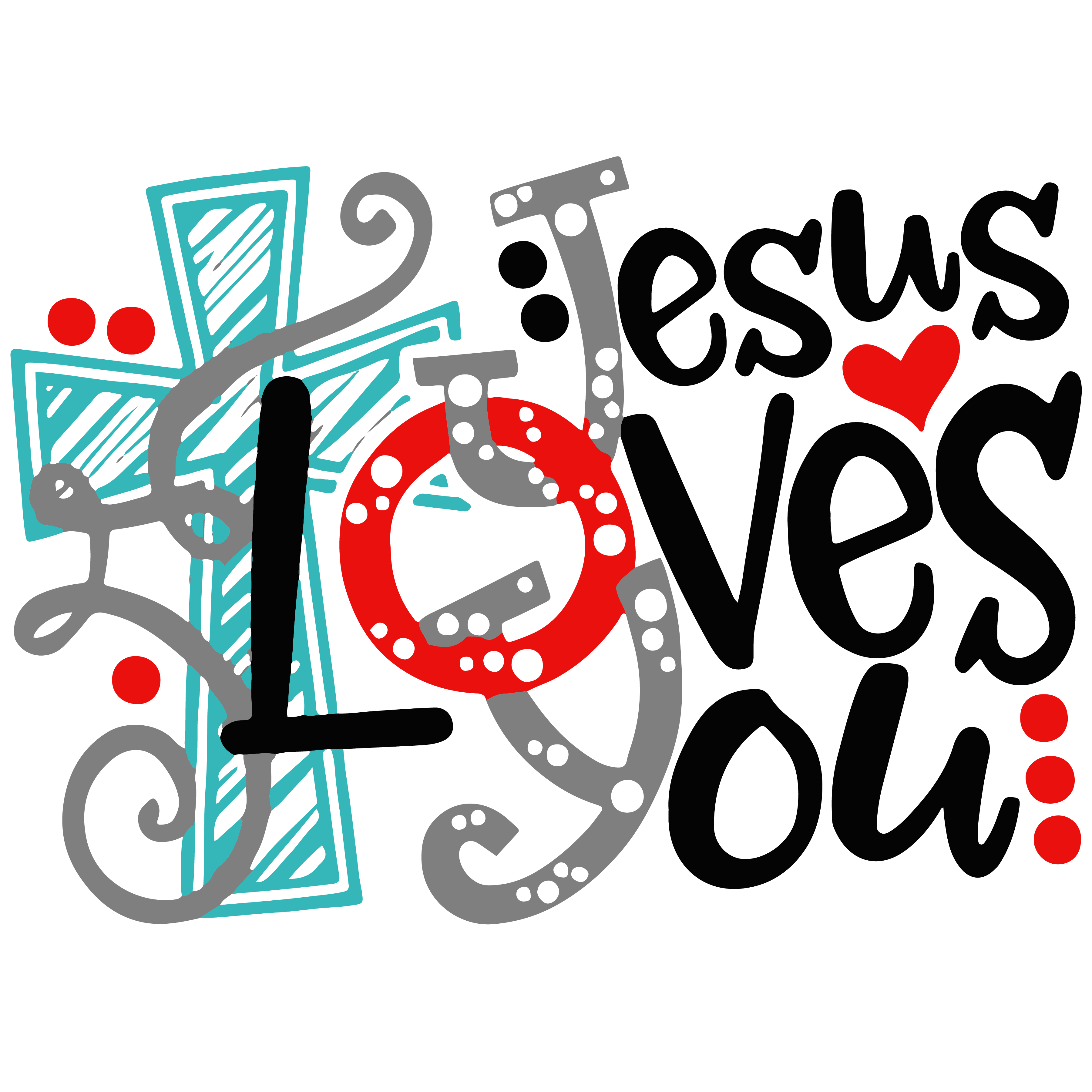 Joy Jesus loves you Svg, Christ Svg, Christmas Svg, Holidays | Inspire Uplift