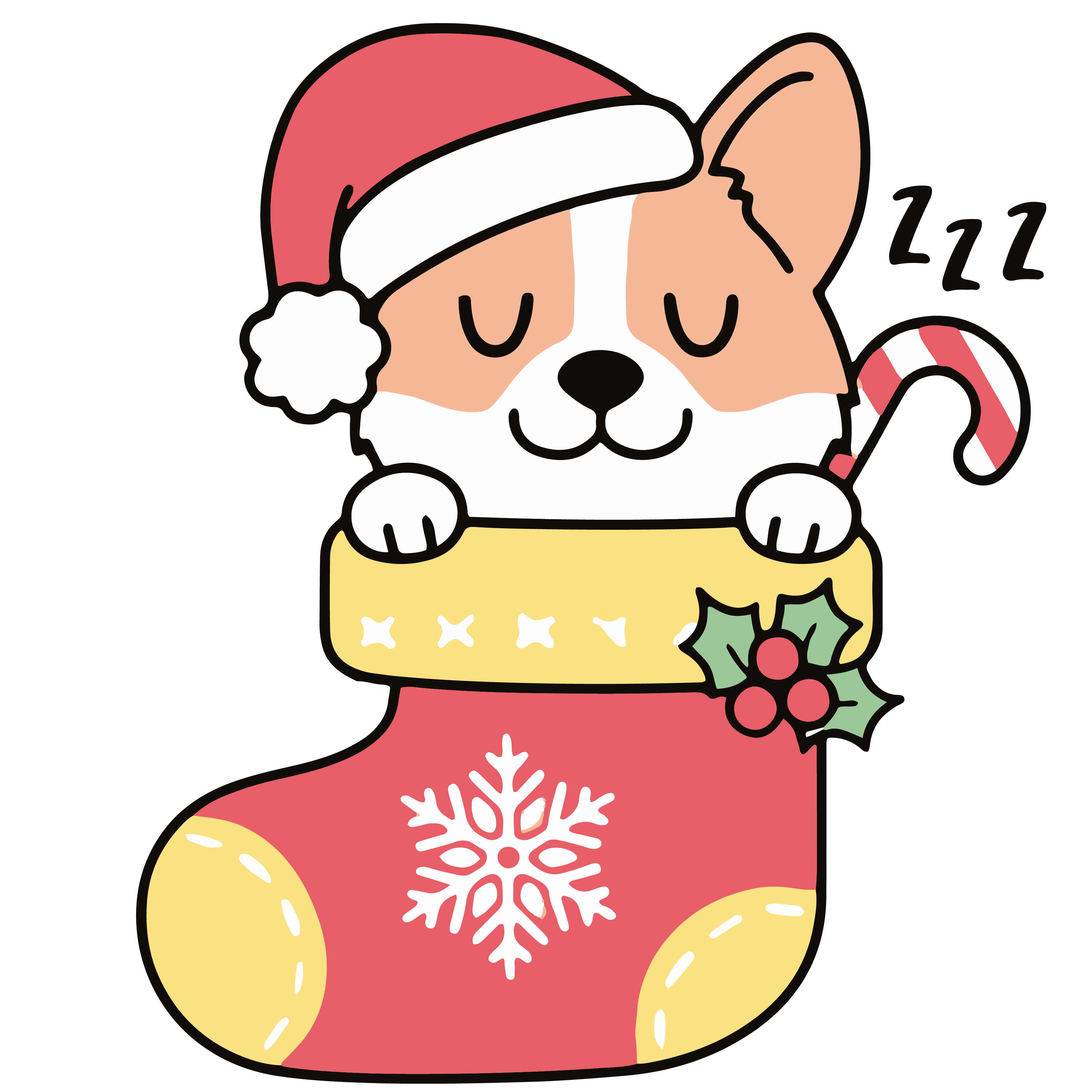 Christmas Corgi Svg | Inspire Uplift