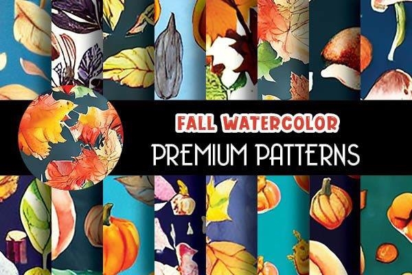 Fall Pumpkins Watercolor Hand Drawn | Inspire Uplift