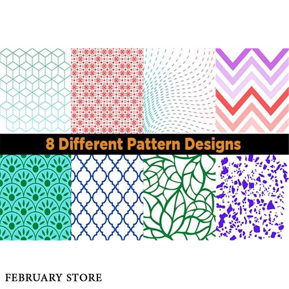 8 Different Digital Pattern Designs | Inspire Uplift