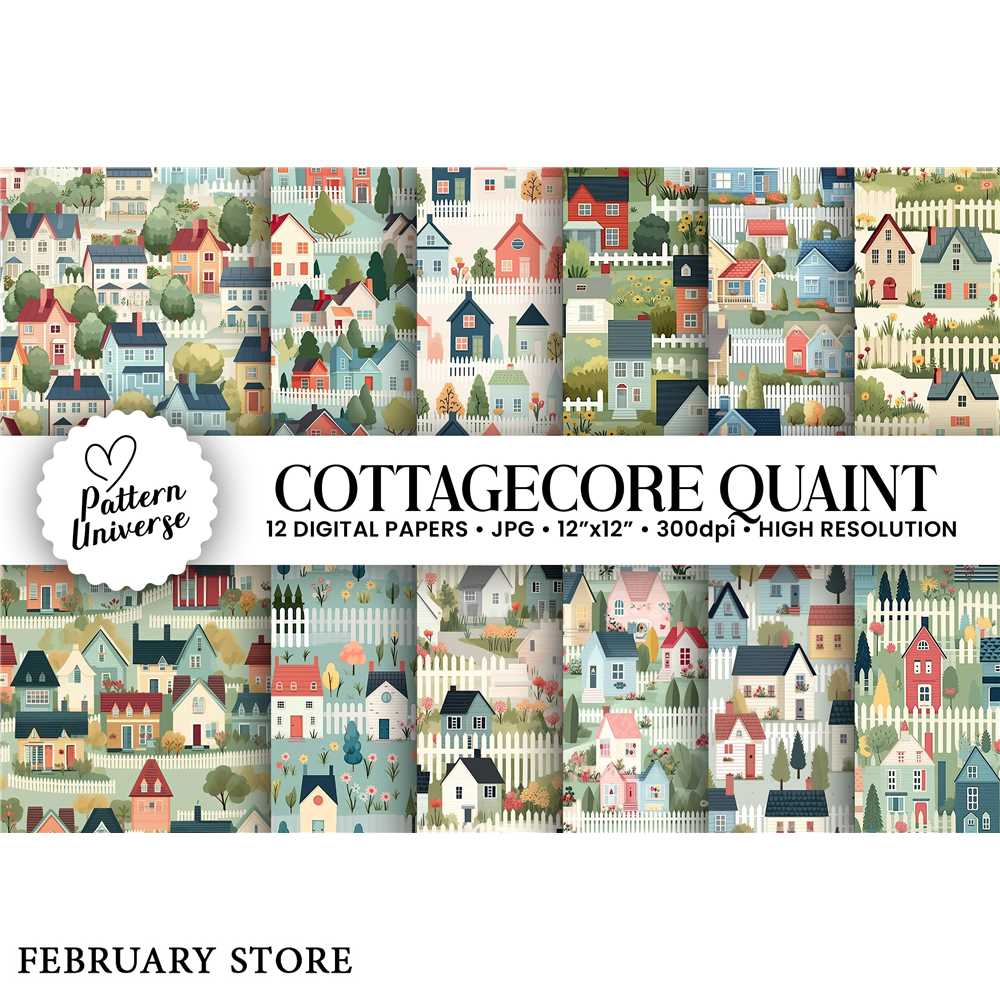 Cottagecore Quaint Seamless Patterns | Inspire Uplift