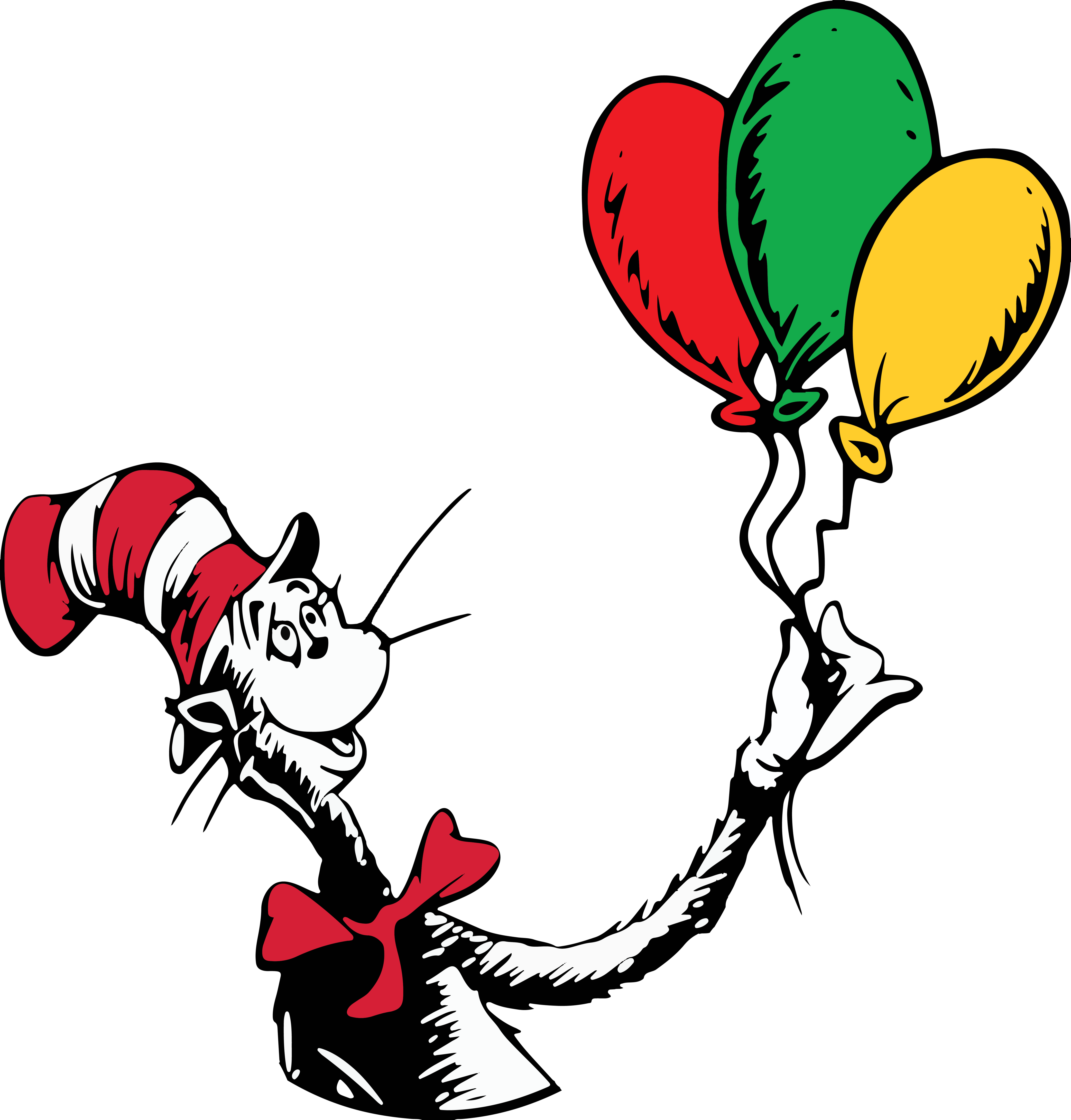 Dr. Seuss Svg, Dr. Seuss Clipart, Cat In The Hat Svg, Dr. Se | Inspire ...