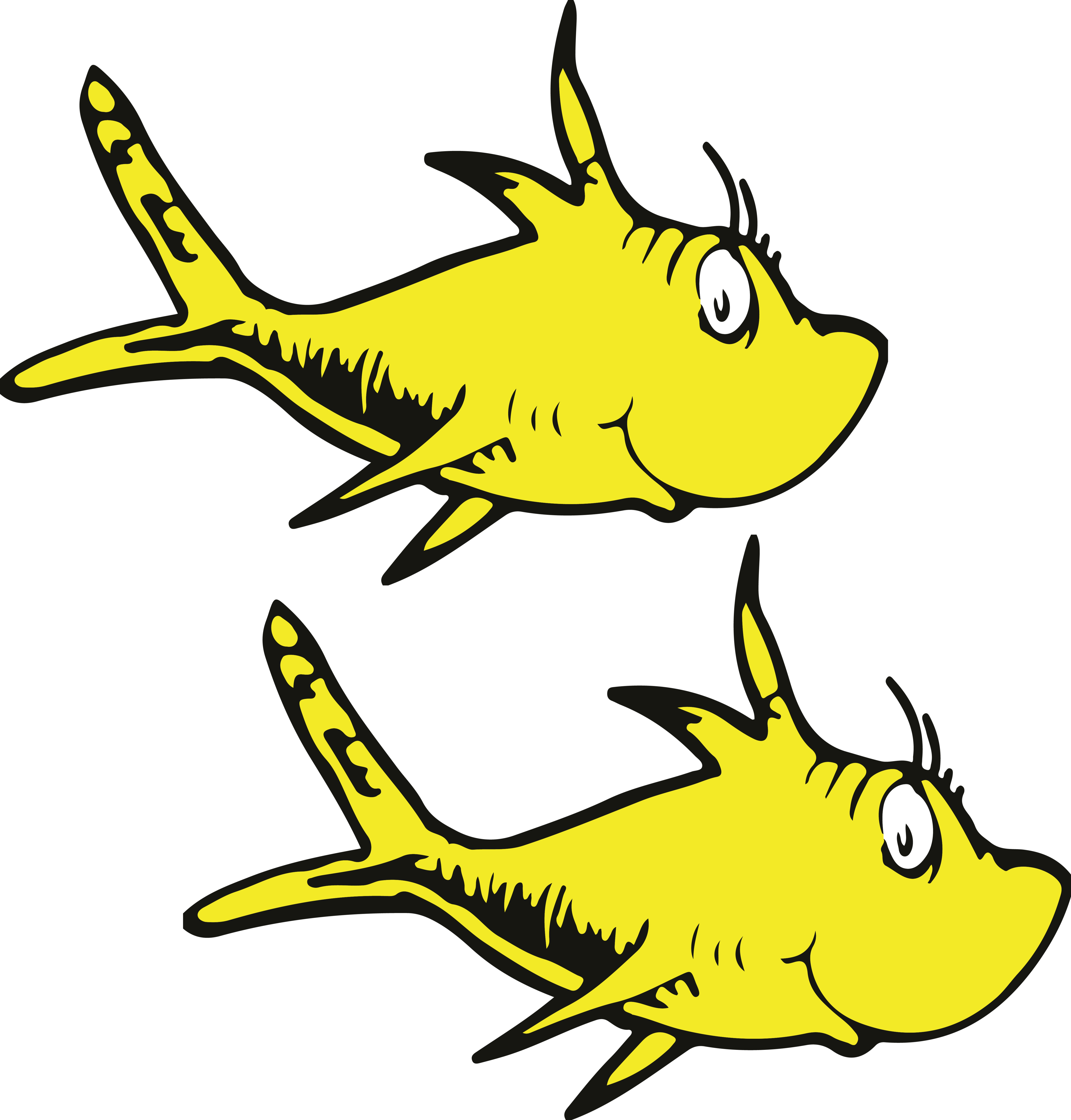 Two Fish Svg, Dr. Seuss Svg, Dr. Seuss Clipart, Dr. Seuss Te | Inspire ...