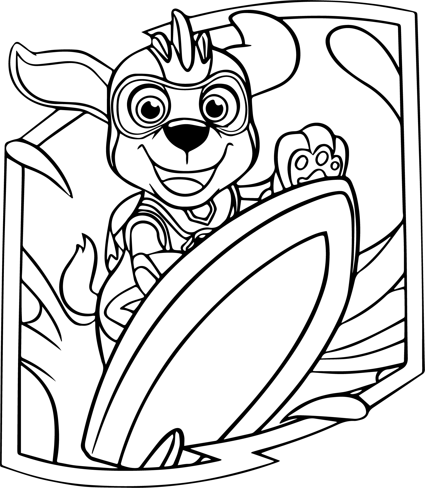 Zuma outline Svg, Paw Patrol Svg, Paw patrol Clipart, Cartoo | Inspire ...