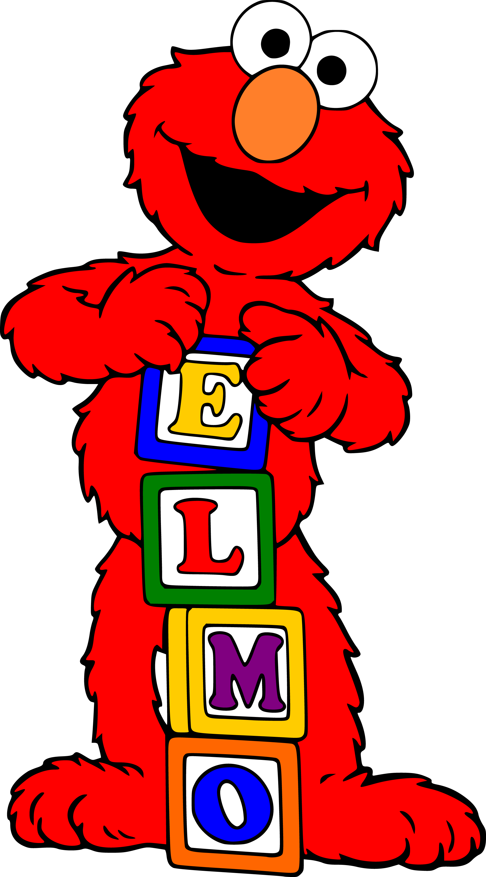 Elmo Svg, Elmo Clipart, Elmo birthday Svg, Sesame Street Svg - Inspire ...
