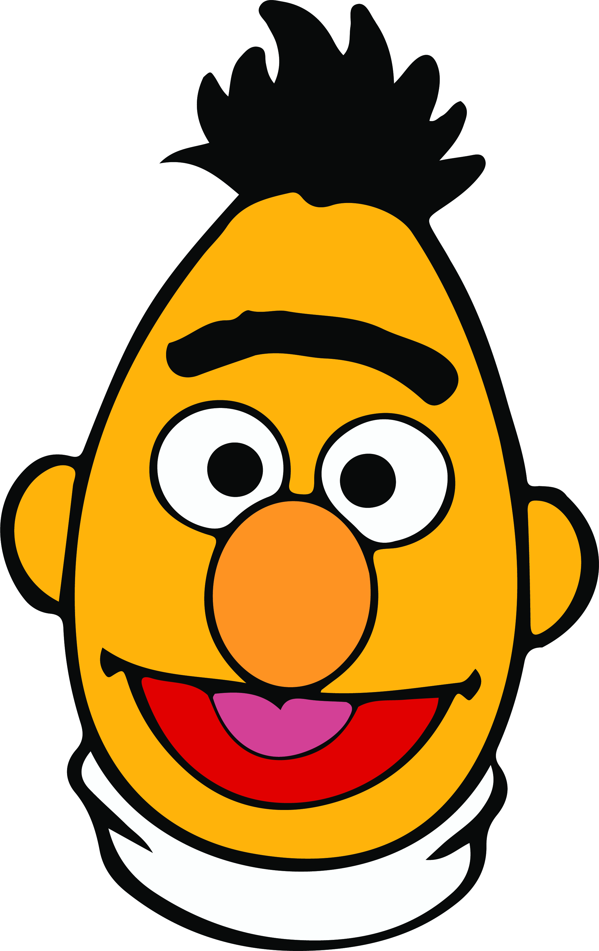 Bert Head Svg, Sesame Street Svg, Cartoon Svg, Children TV S | Inspire ...