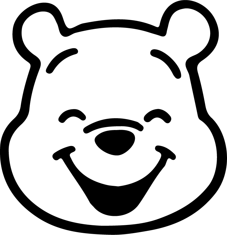 Winnie The Pooh Face Svg, Winnie the Pooh Svg, Disney Svg, W | Inspire ...