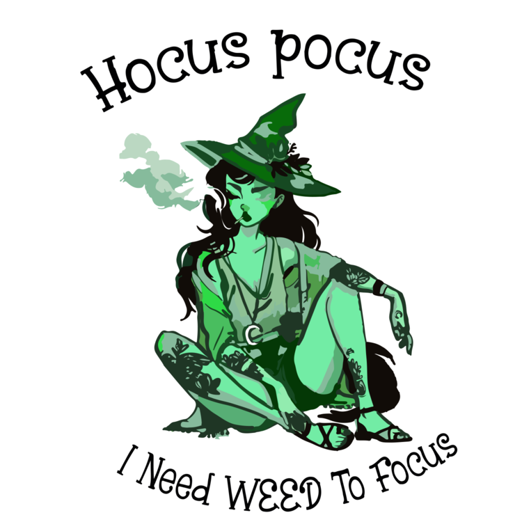 Hocus Pocus I Need Weed To Focus Svg, Cannabis Svg, Cannabis | Inspire ...