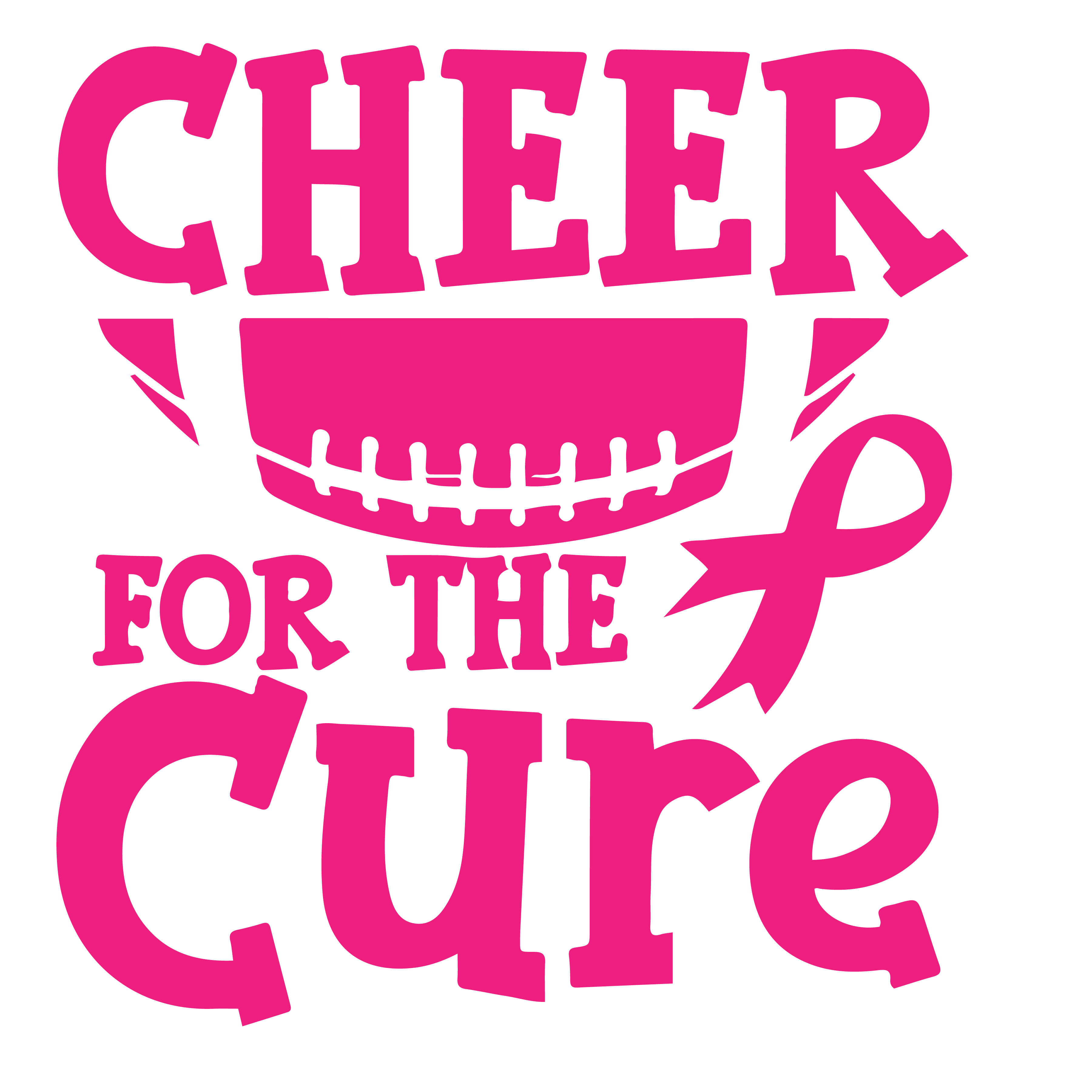 Cheer for the cure Svg, Breast Cancer Svg, Breast Cancer Awa | Inspire ...