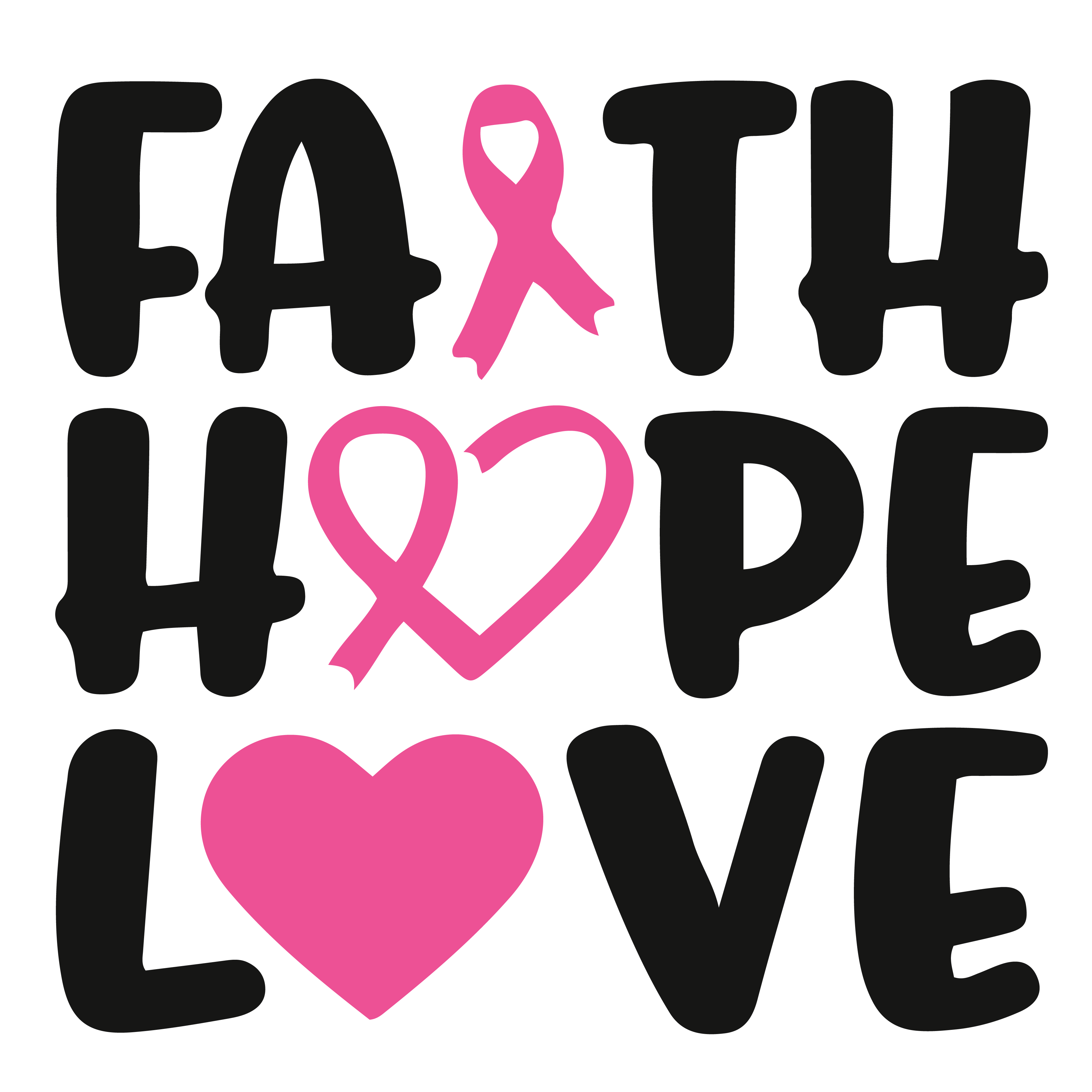 Faith hope love Svg, Breast Cancer Svg, Breast Cancer Awaren | Inspire ...