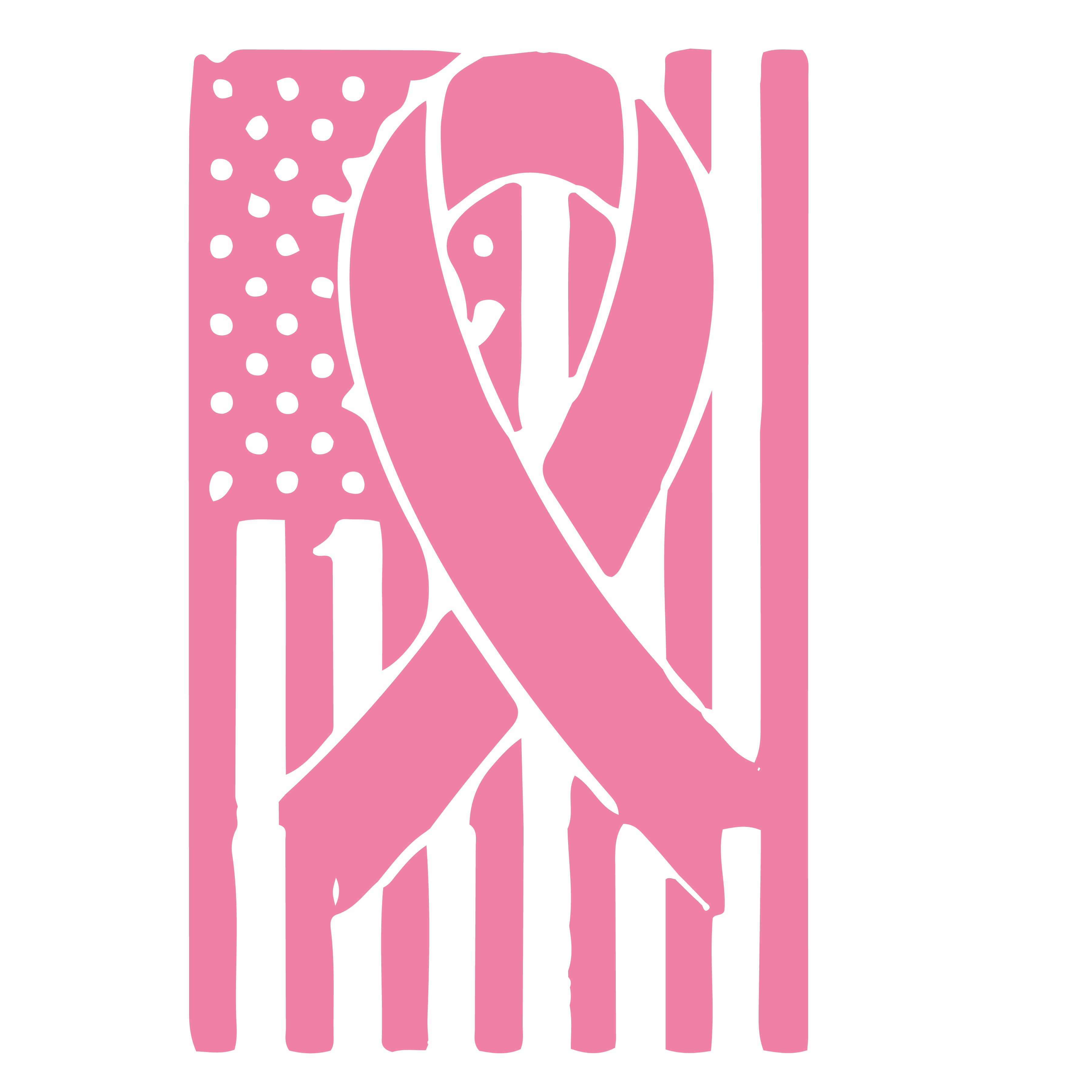 Pink Ribbon Flag Svg, Breast Cancer Svg, Breast Cancer Aware - Inspire ...