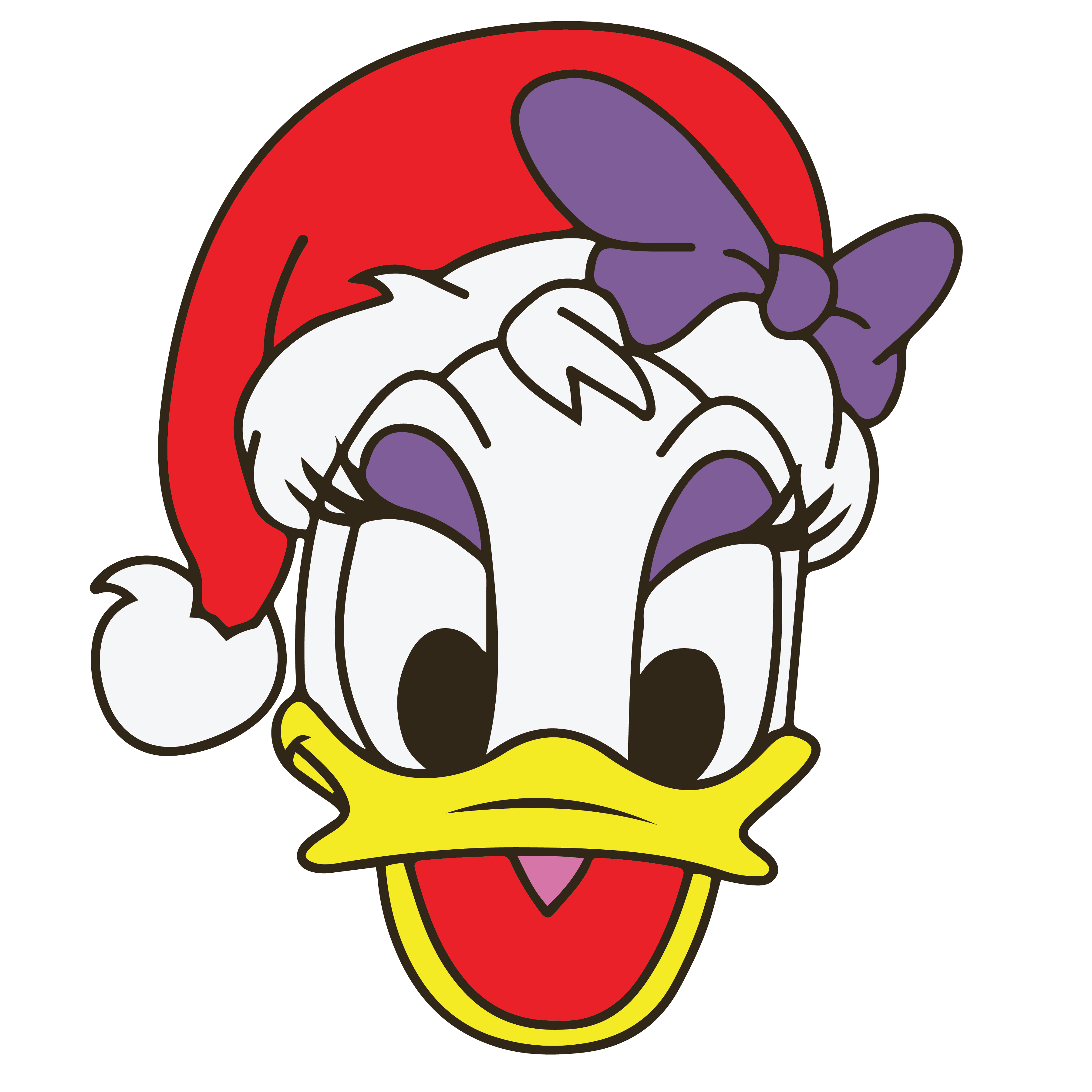 Daisy Duck Santa Hat Svg, Daisy Duck Christmas Svg, Disney C | Inspire ...