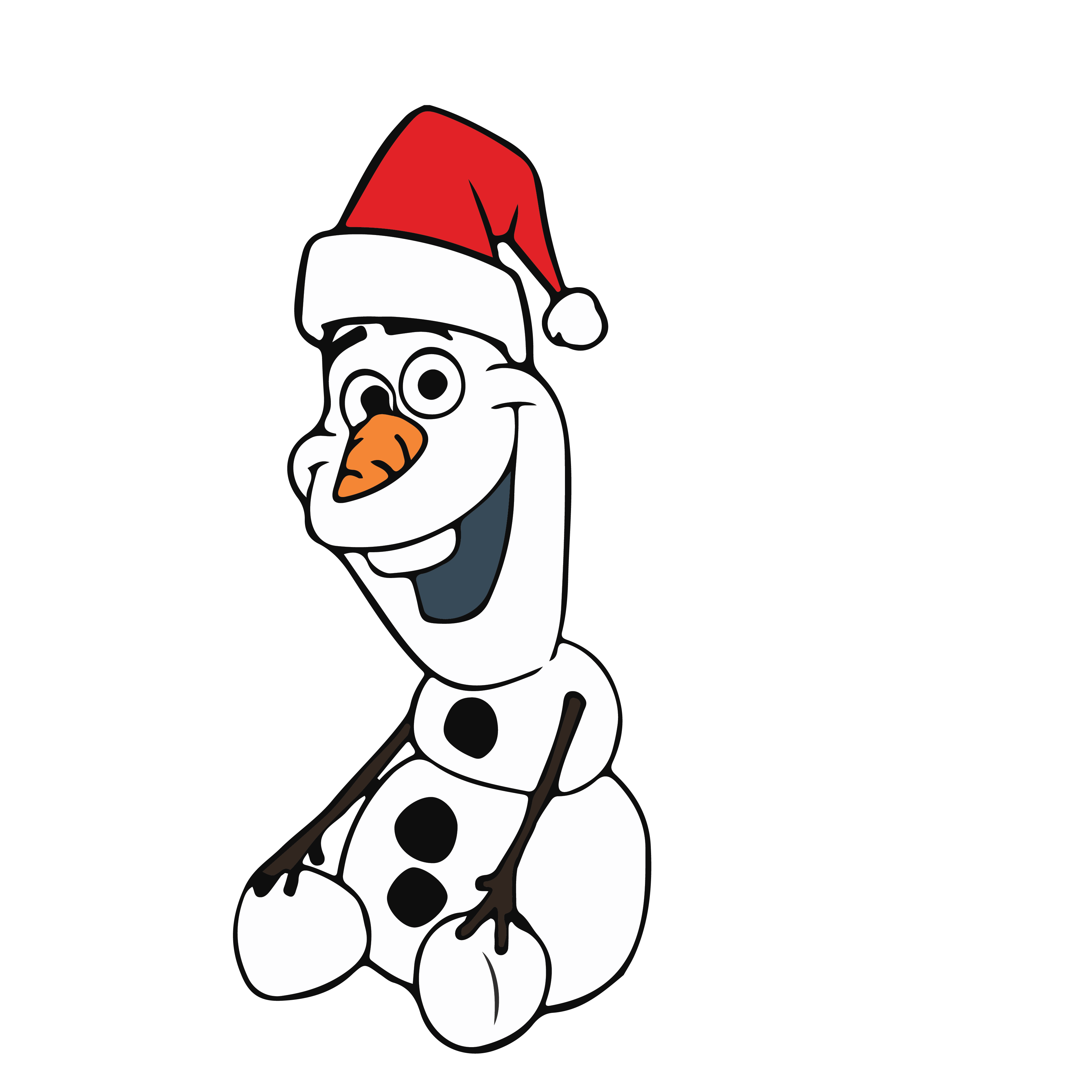 Christmas Olaf Svg, Olaf Santa Hat Svg, Frozen Olaf Christma | Inspire ...