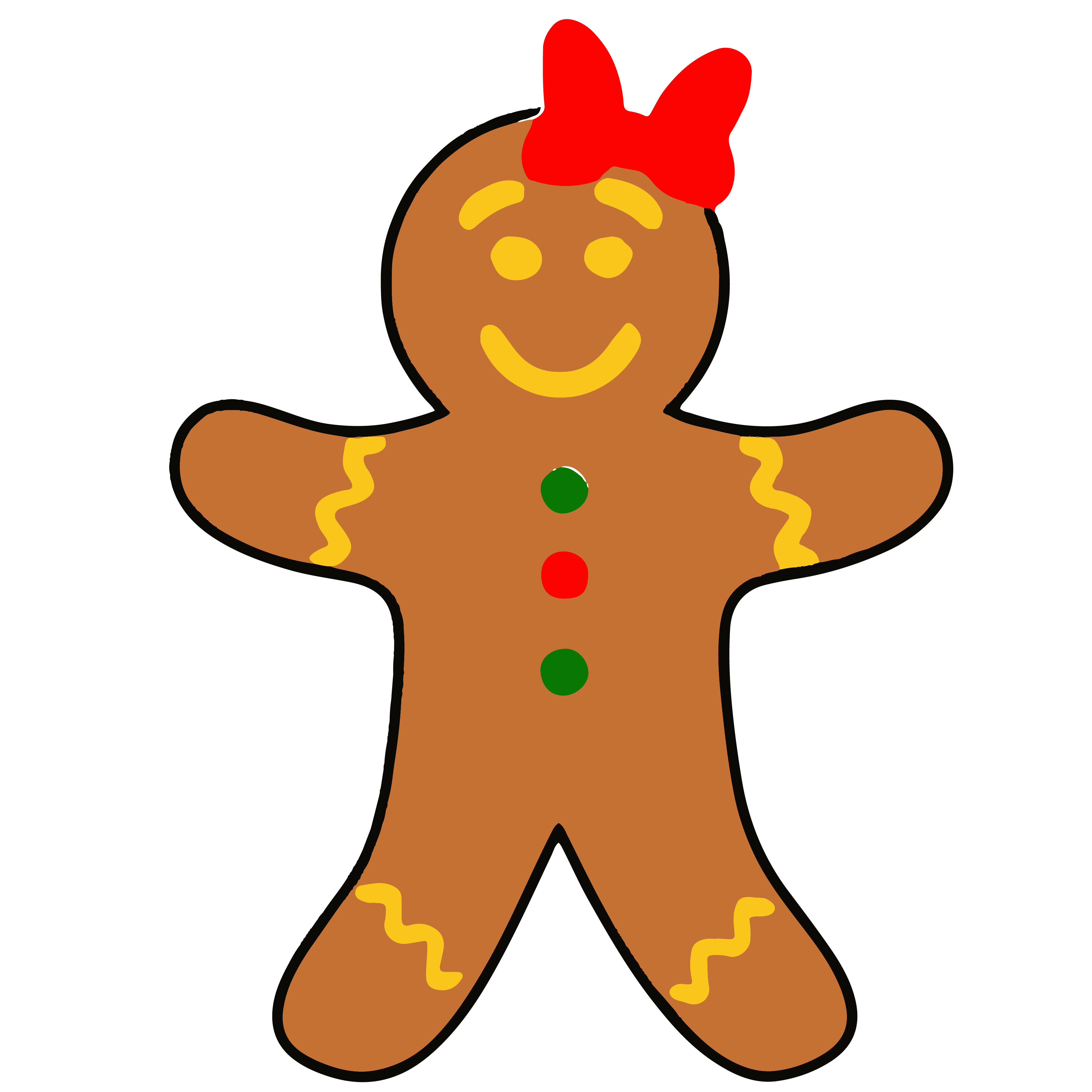 Gingerbread Girl Svg Digital Download, svg, png, and eps fil | Inspire ...
